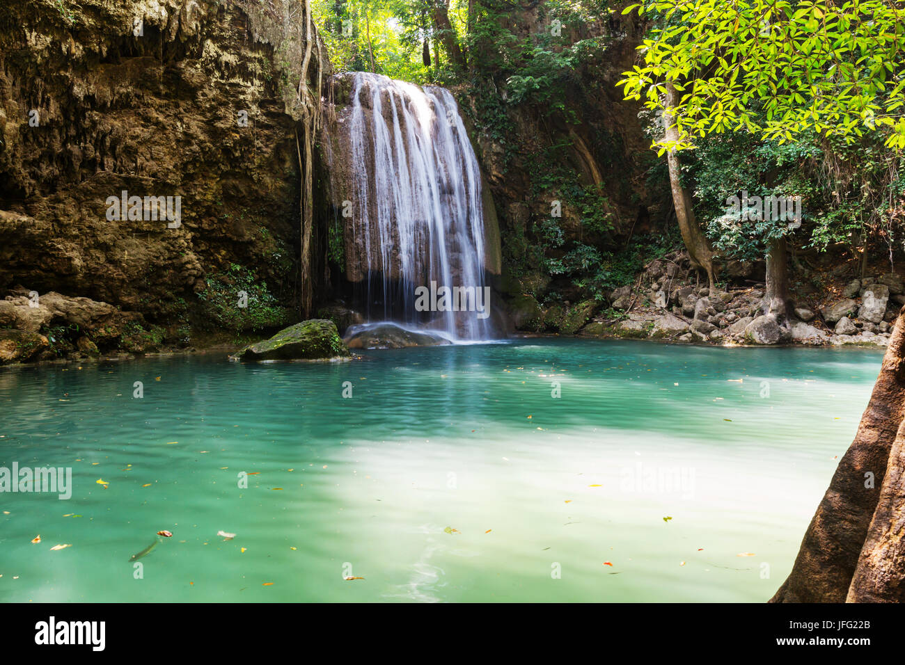 Waterfall in Thailand Stock Photo - Alamy