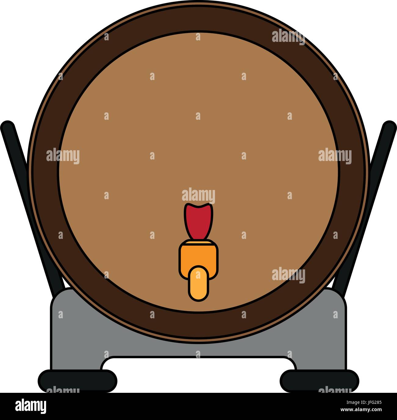 Beverage dispenser Stock Vector Images - Alamy