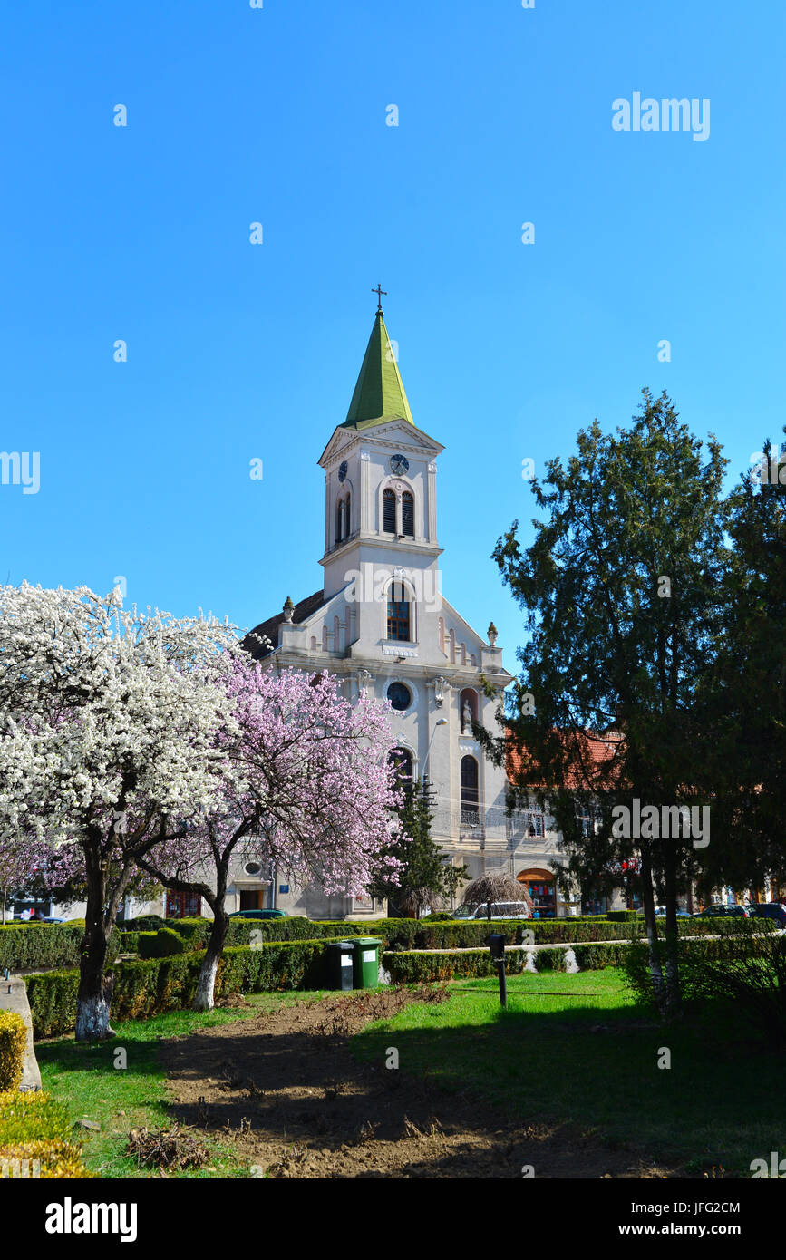 aiud town church Stock Photo - Alamy