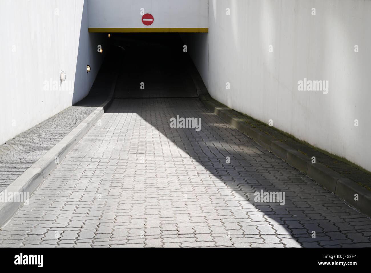 Ramp For Basement Parking Section