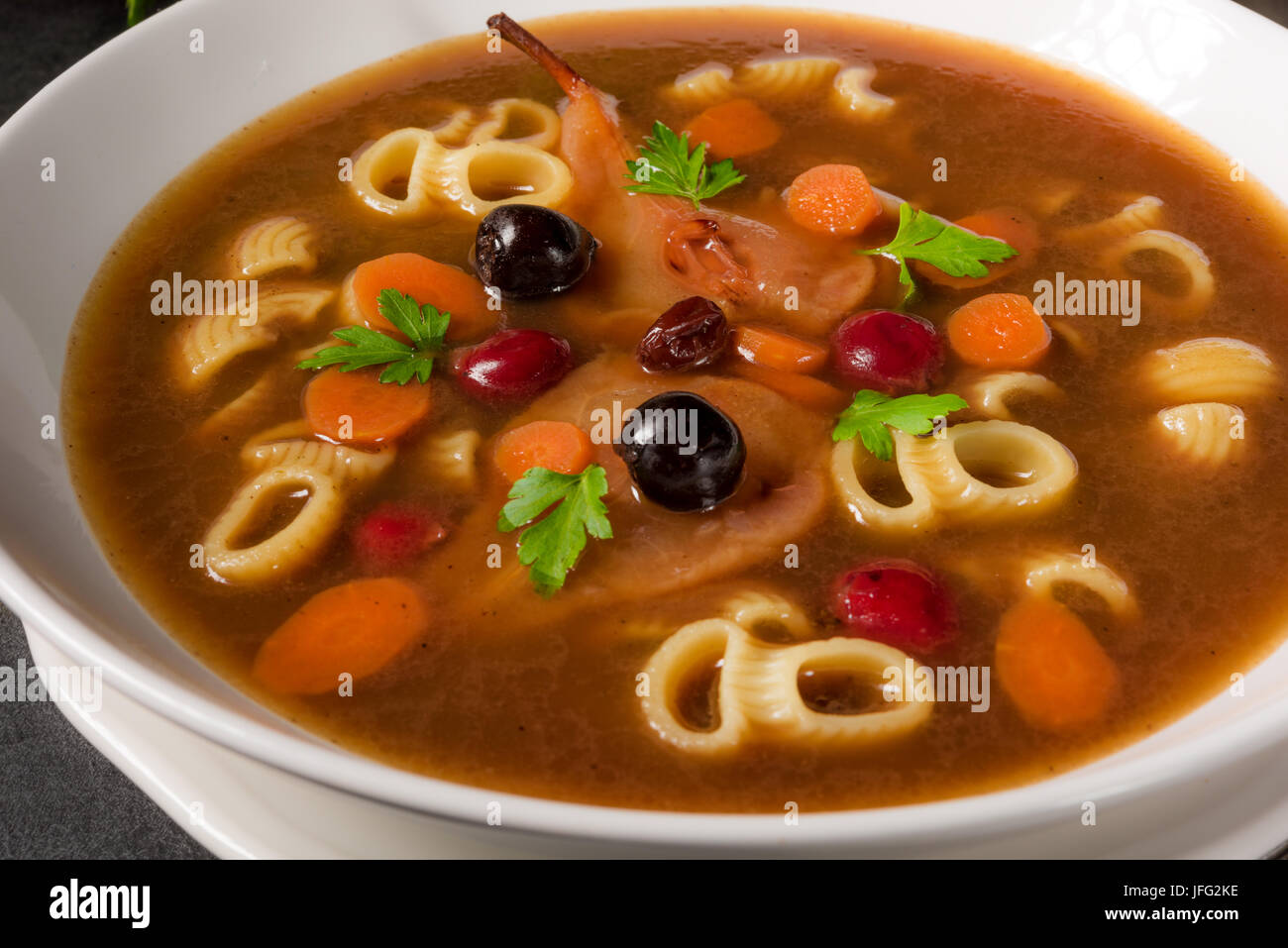Czerninaa is a traditional Polish soup Stock Photo - Alamy