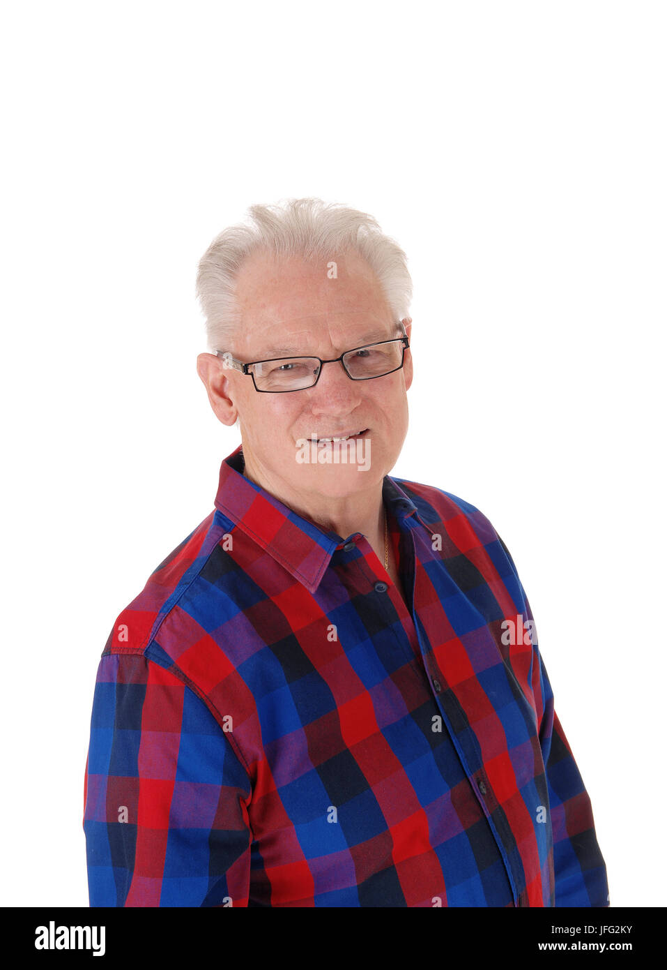 Portrait of handsome senior man Stock Photo - Alamy