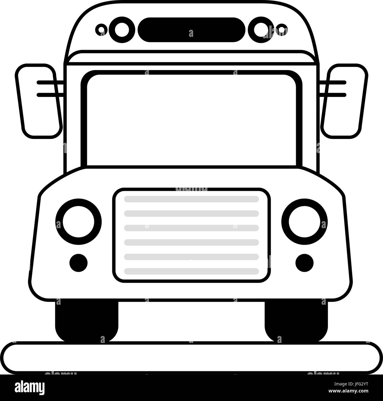 Children school bus america Stock Vector Images - Alamy