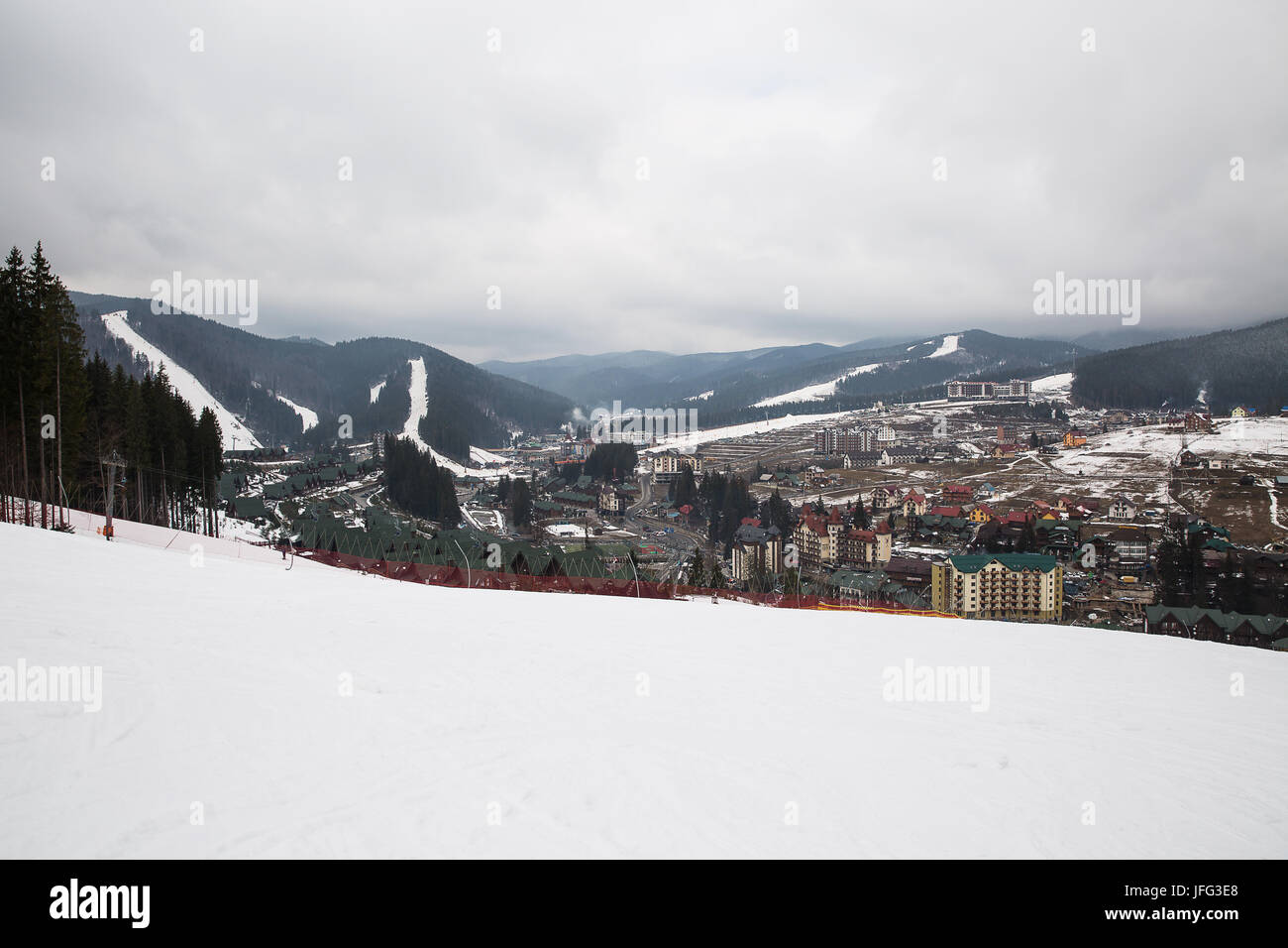 Ski resort Bukovel, Ukraine Stock Photo - Alamy