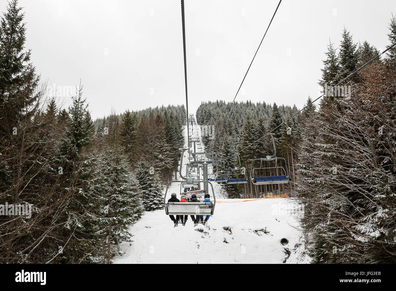 Ski resort Bukovel, Ukraine Stock Photo - Alamy