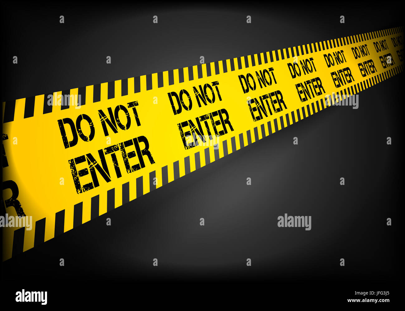 Do Not Enter Line Stock Photo - Alamy