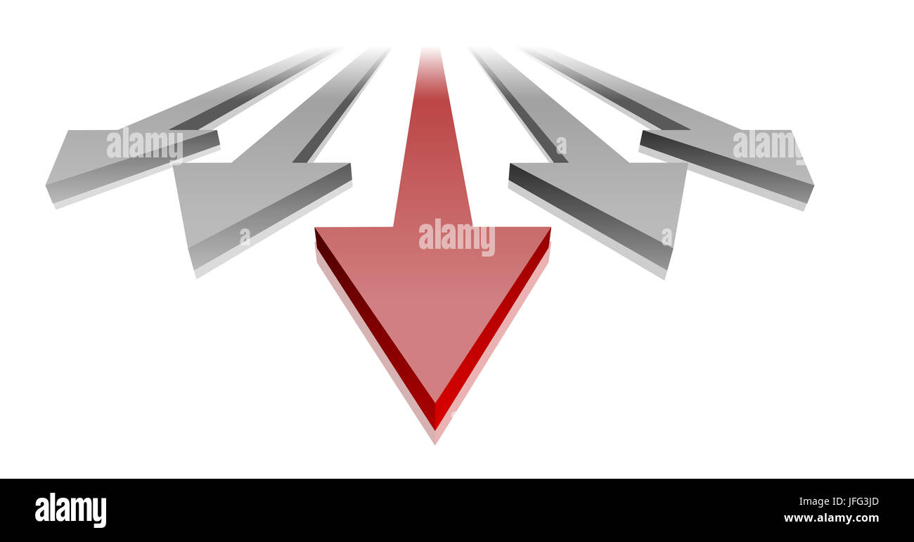 Red arrow pointer hi-res stock photography and images - Alamy