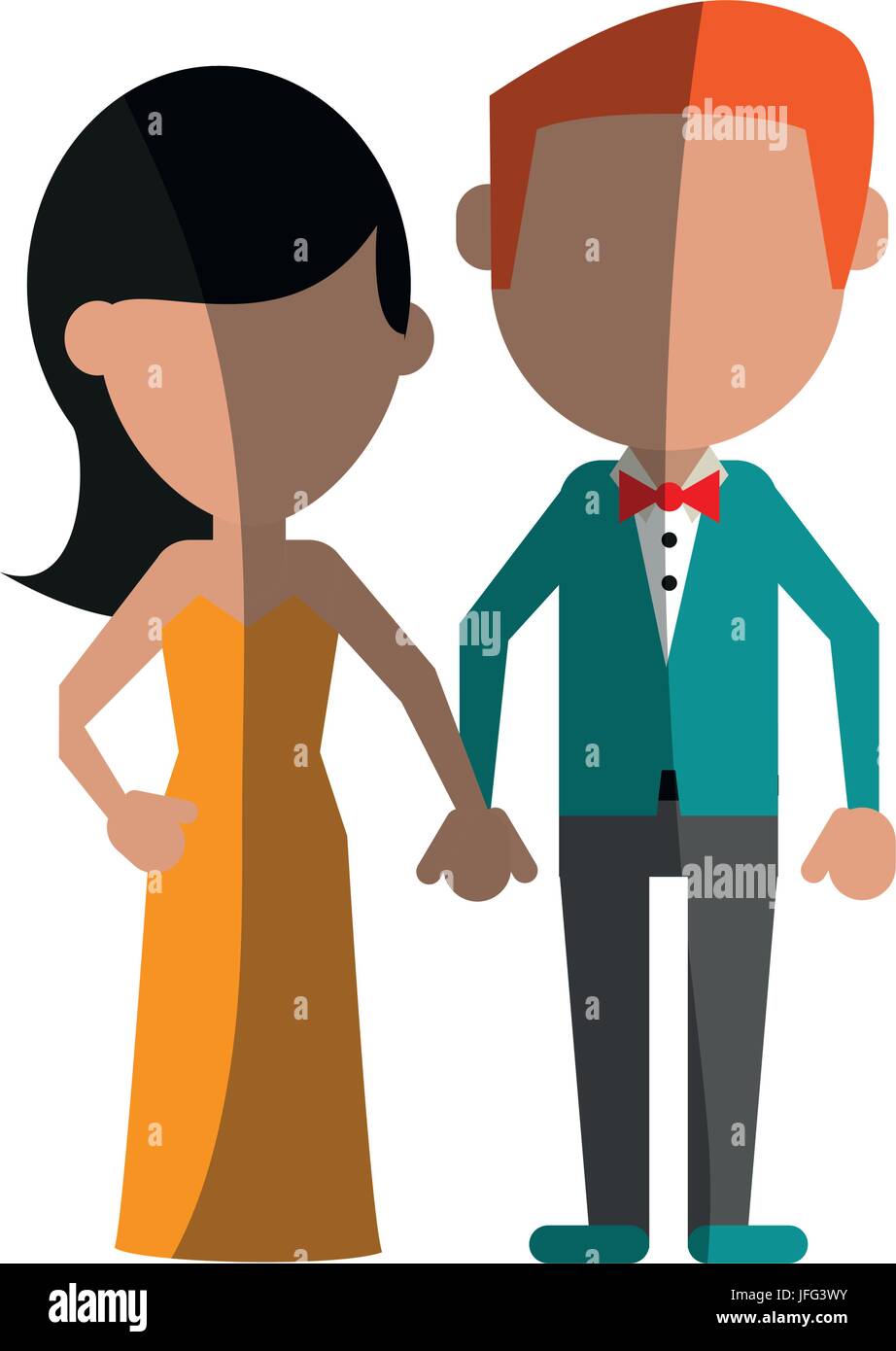 Happy couple relationship Stock Vector Image & Art - Alamy