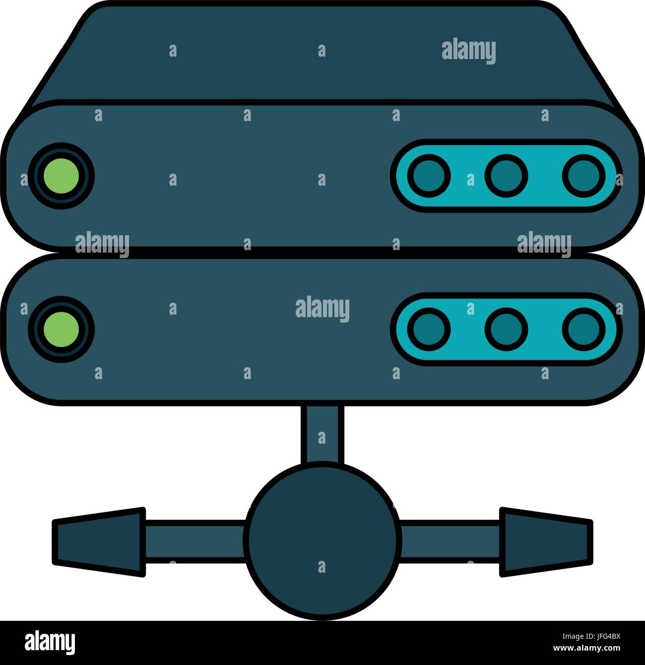 Electronic database Stock Vector Images - Alamy