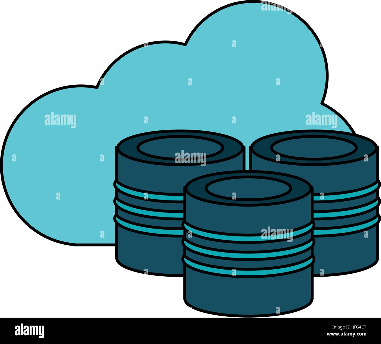 Cloud information save Stock Vector Image & Art - Alamy