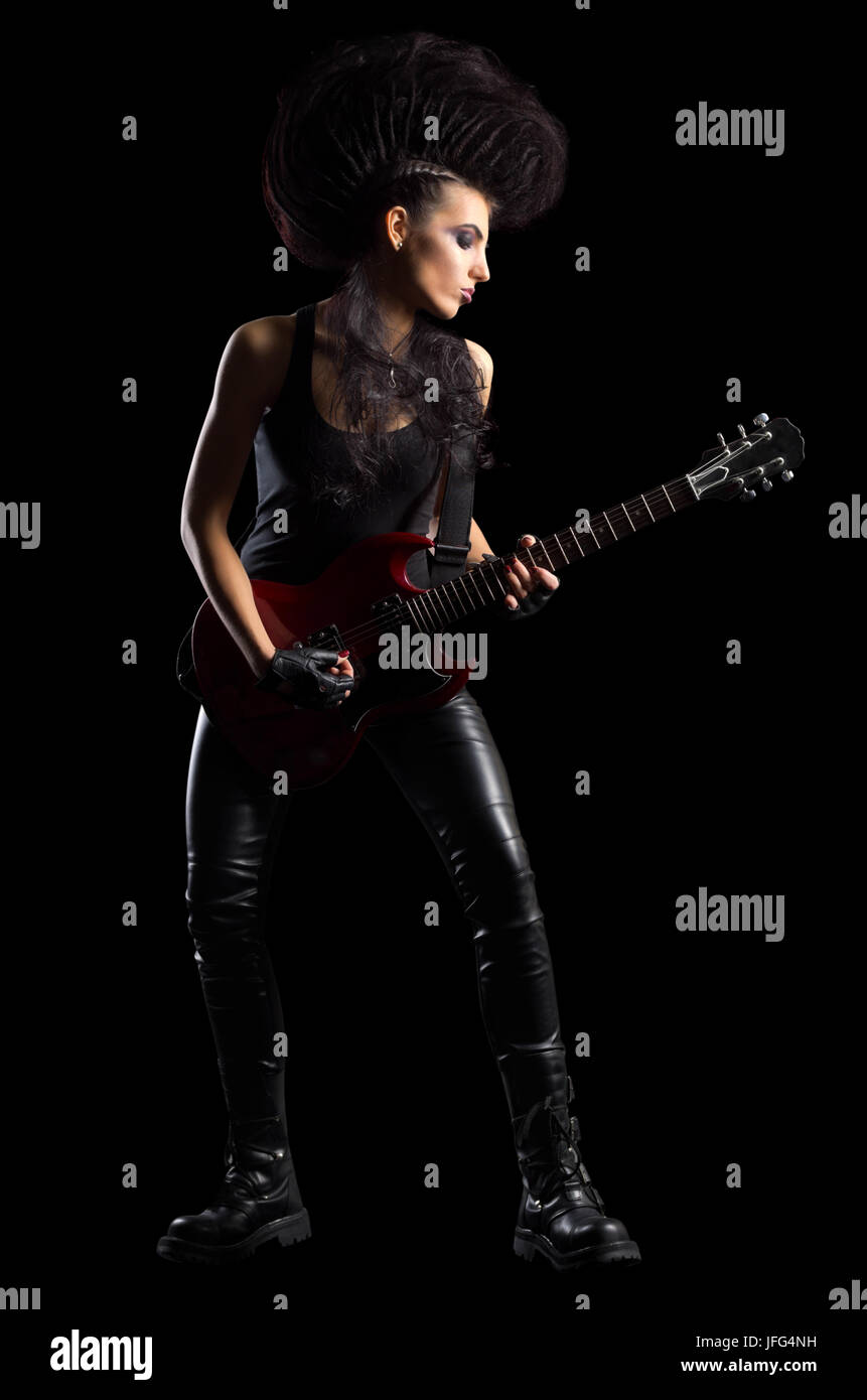 Female rock singer hi-res stock photography and images - Alamy