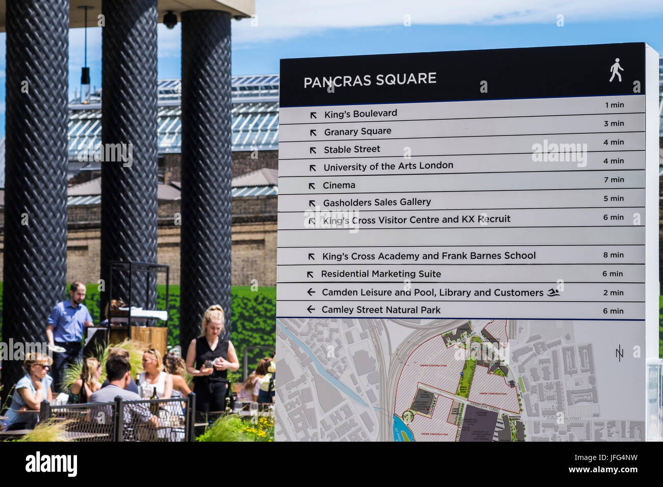 Pancras Square is the new square at King’s Cross, part of the ...