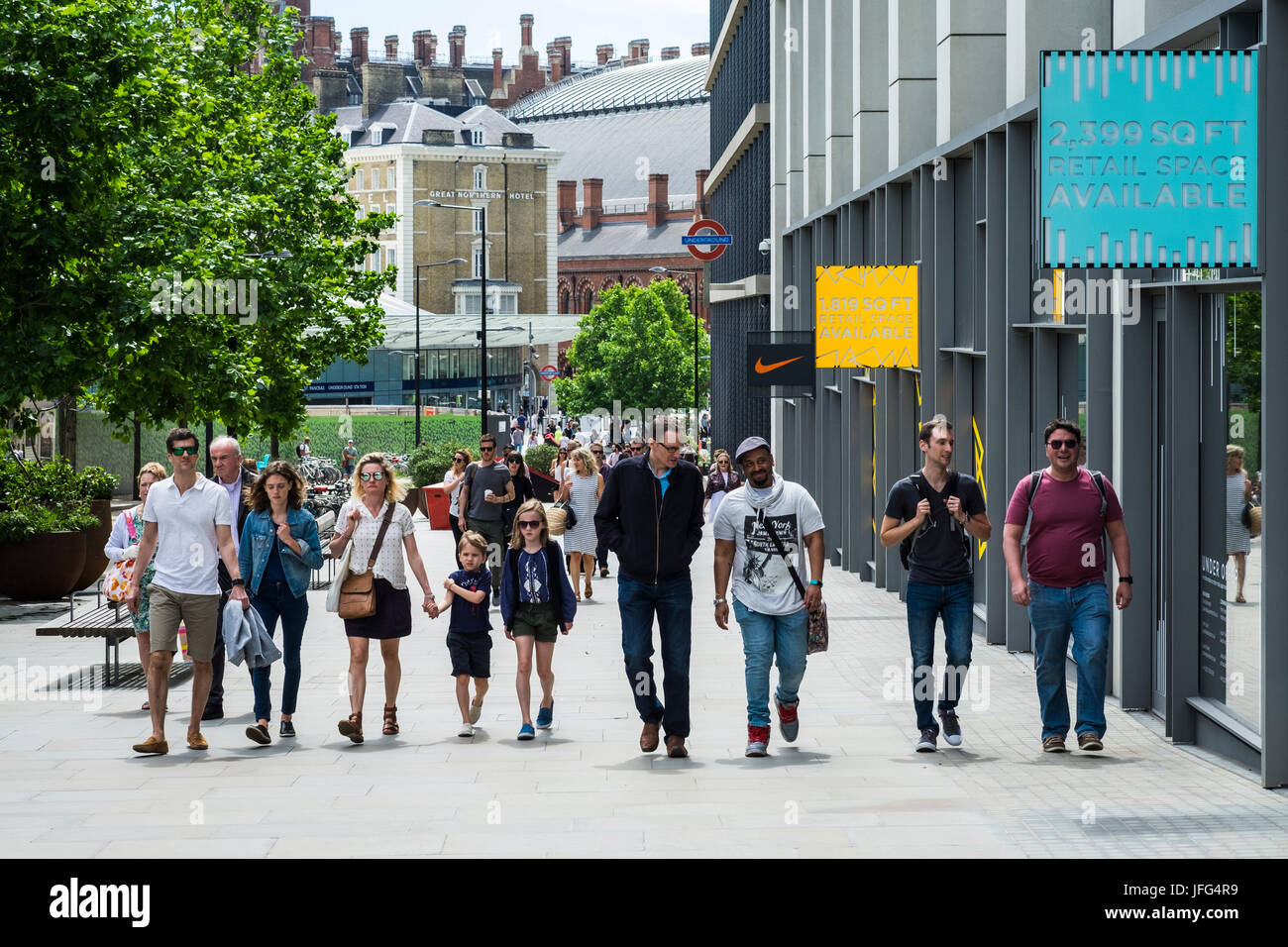 Kings cross area redevelopment hi-res stock photography and images - Alamy