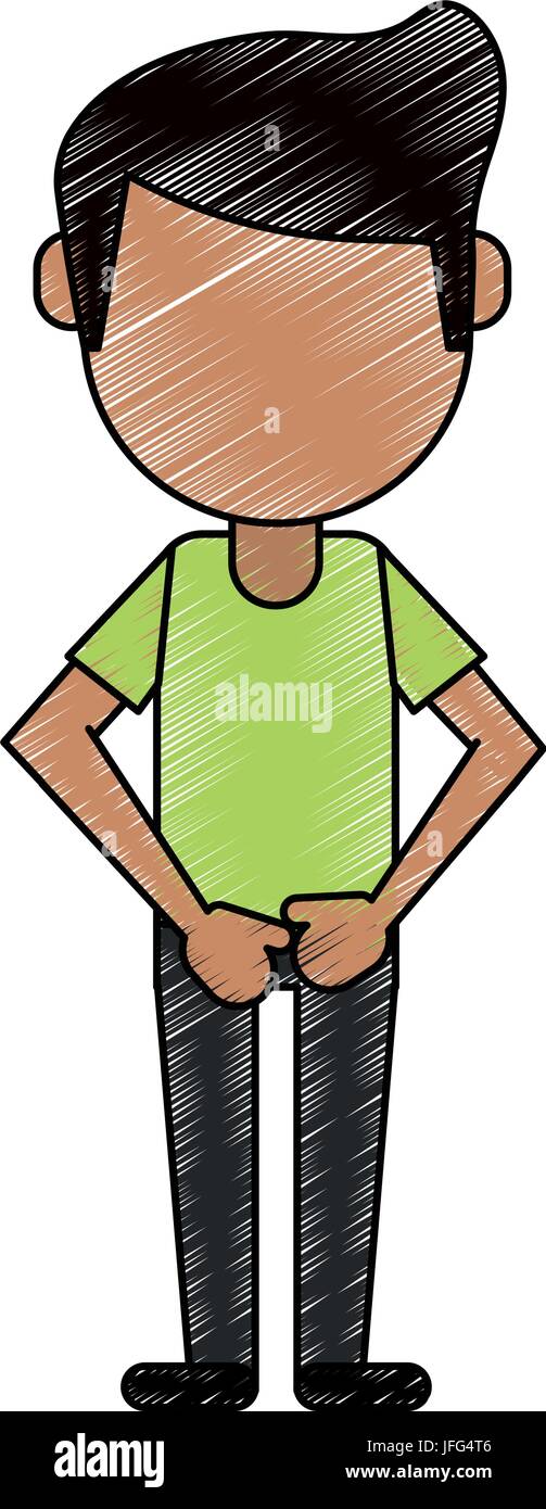 man cartoon isolated casual Stock Vector Image & Art - Alamy
