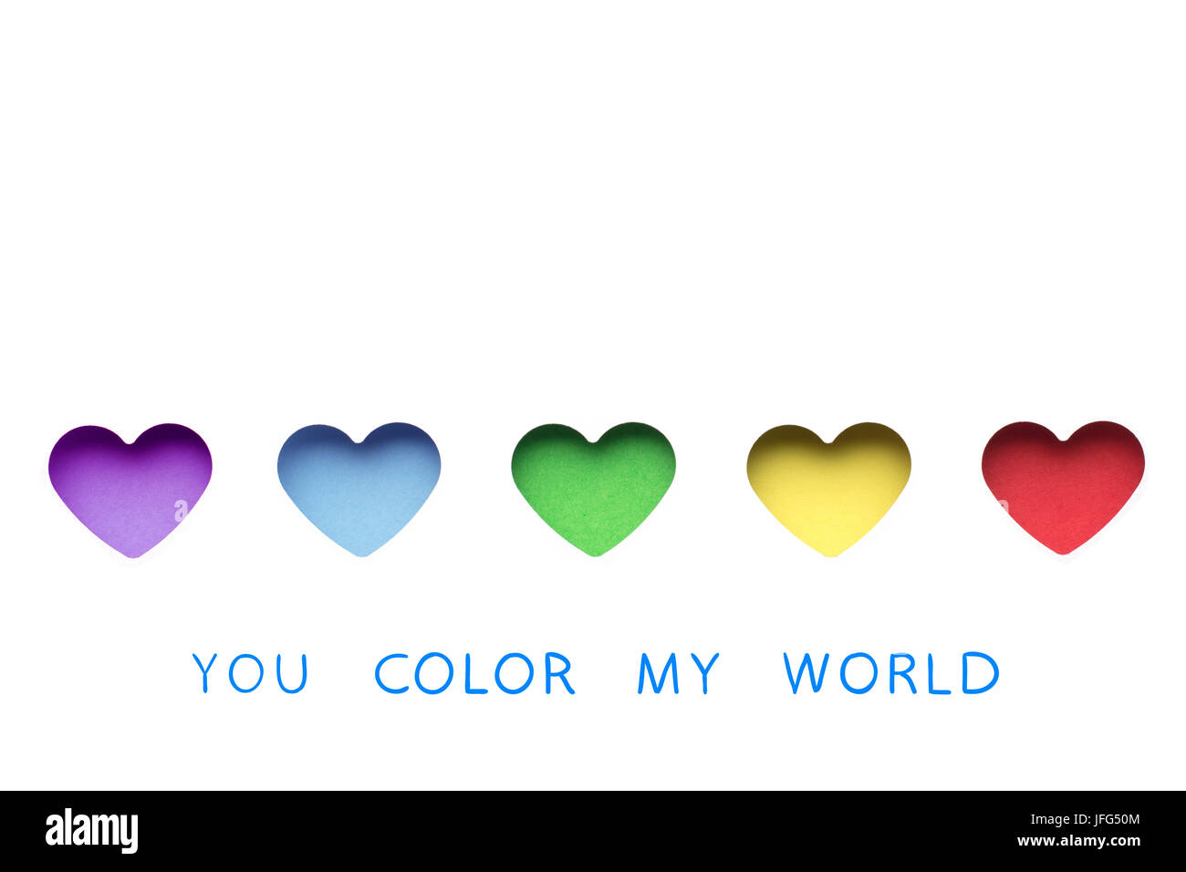 You color my world Stock Photo - Alamy