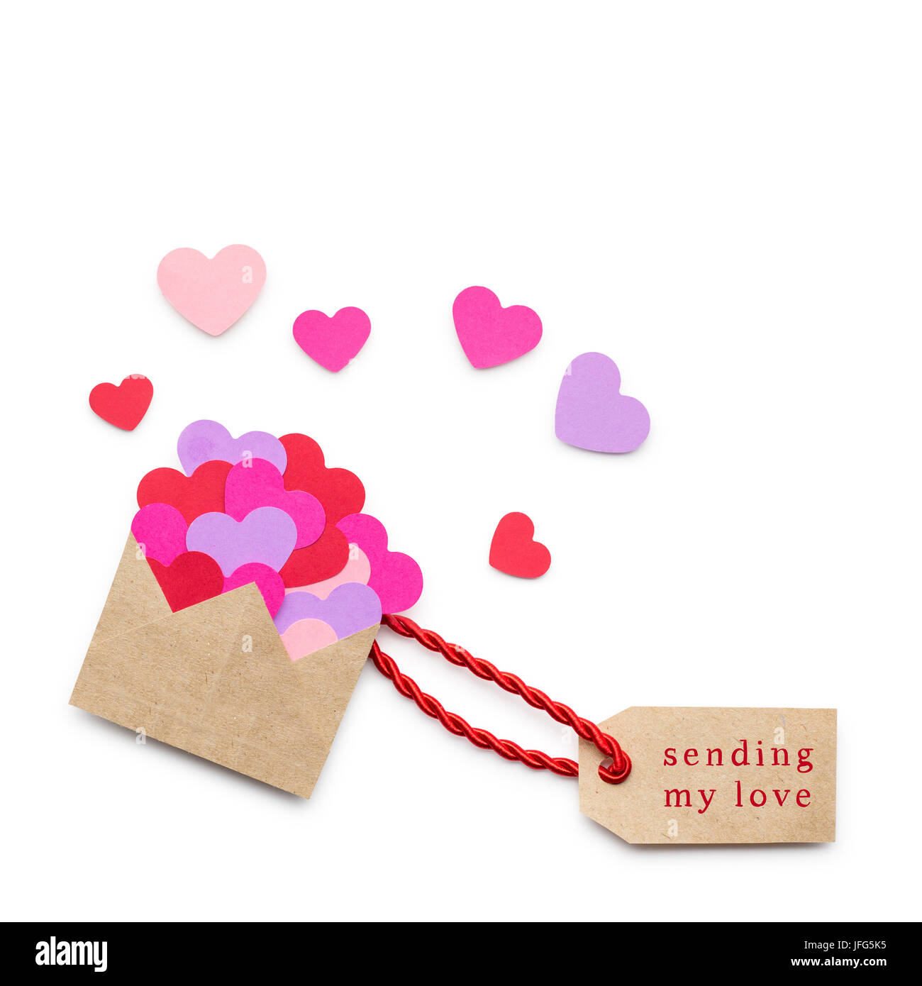 Love life concept text Cut Out Stock Images & Pictures - Alamy