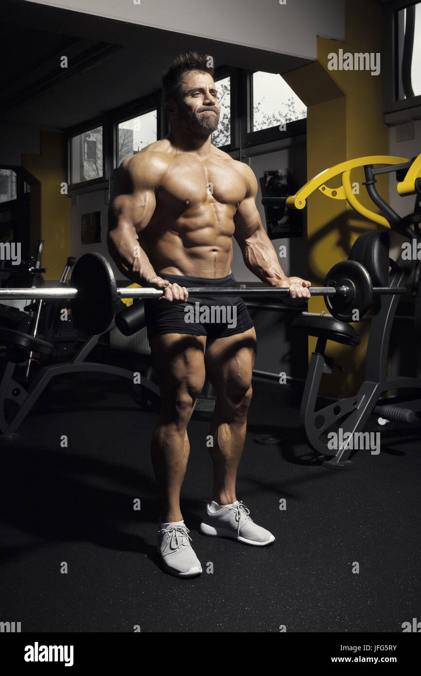 Male athlete strong biceps hi-res stock photography and images - Alamy