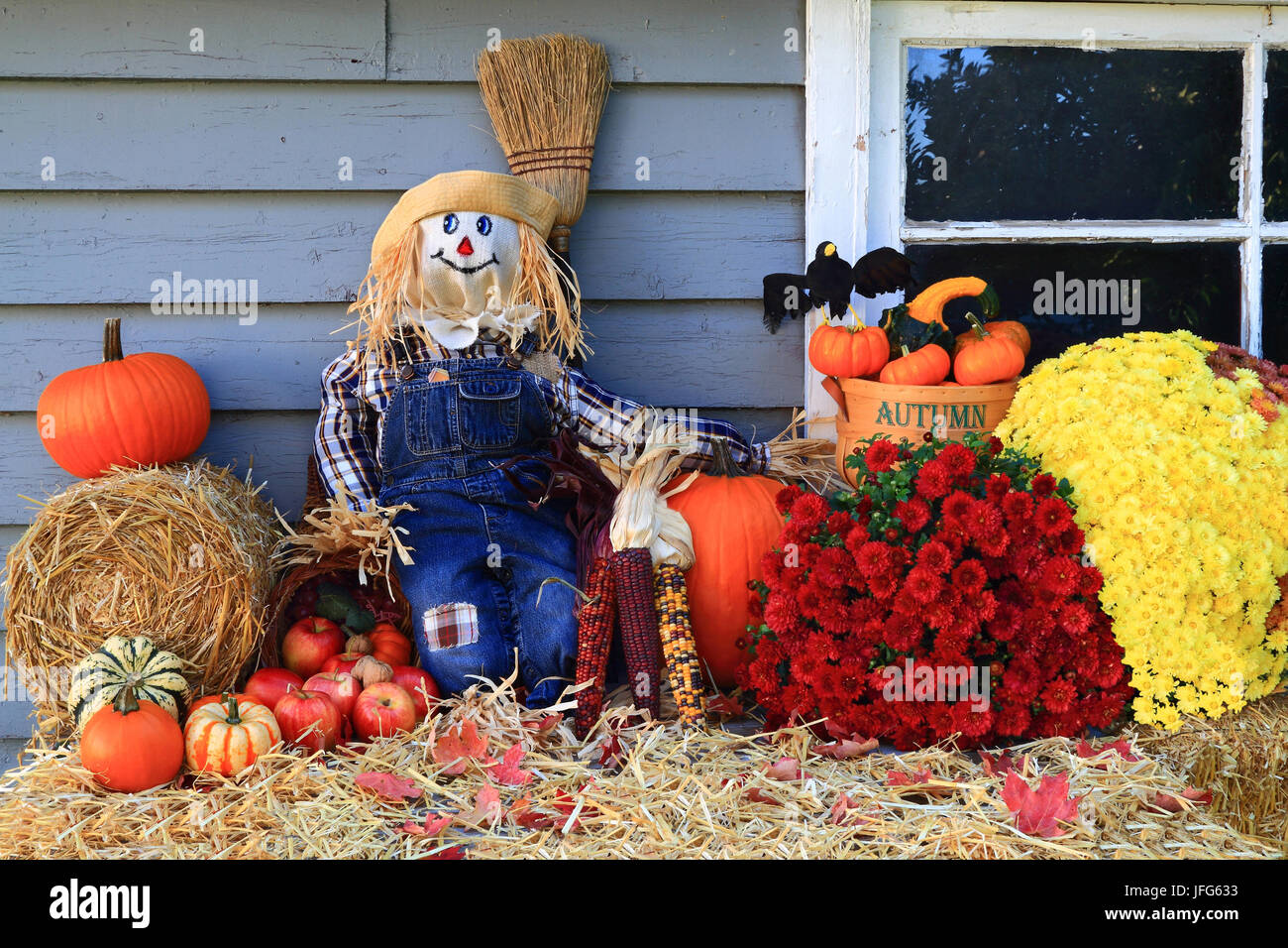Scarecrow corn hi-res stock photography and images - Alamy