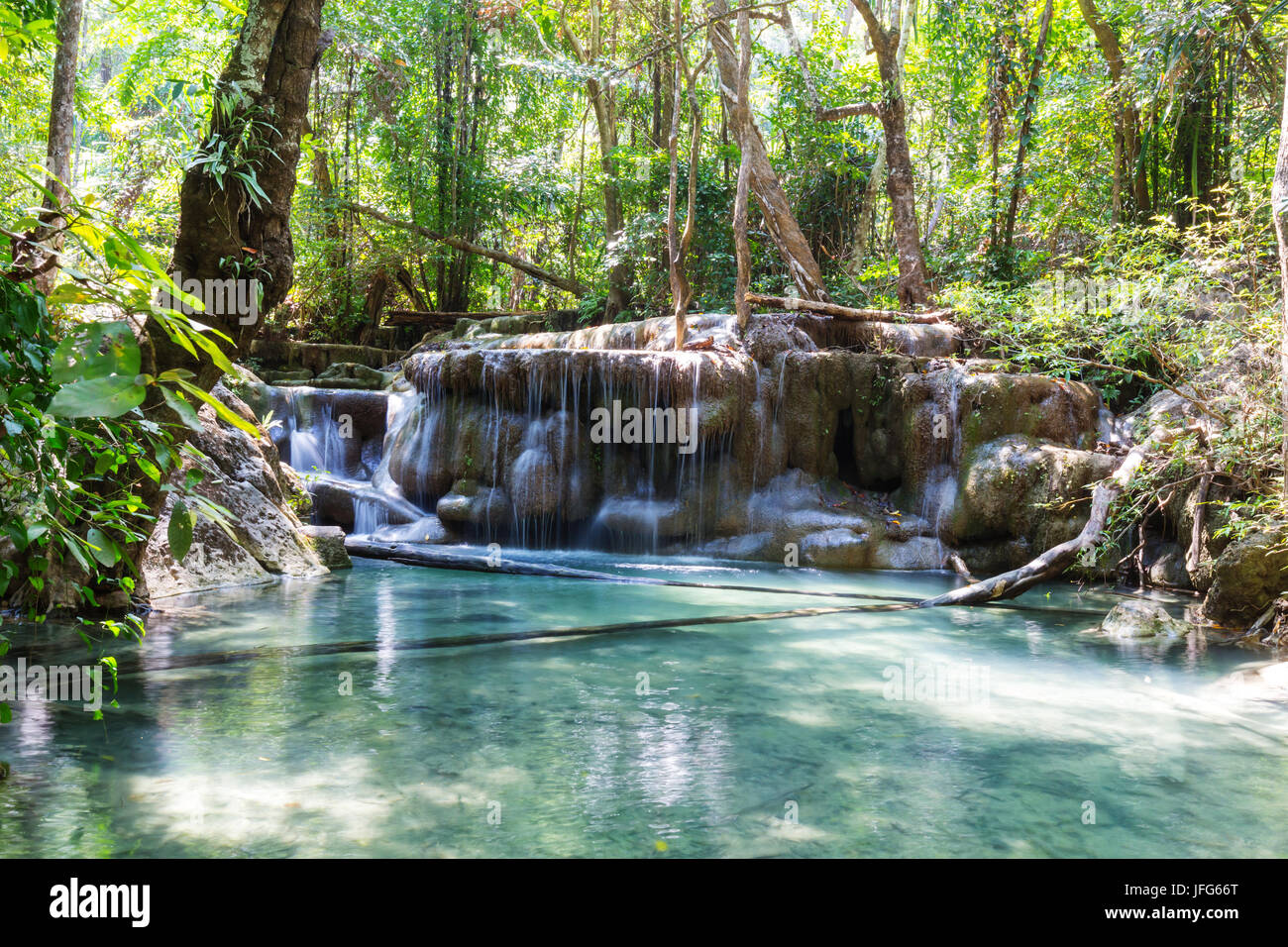 Waterfall in Thailand Stock Photo - Alamy