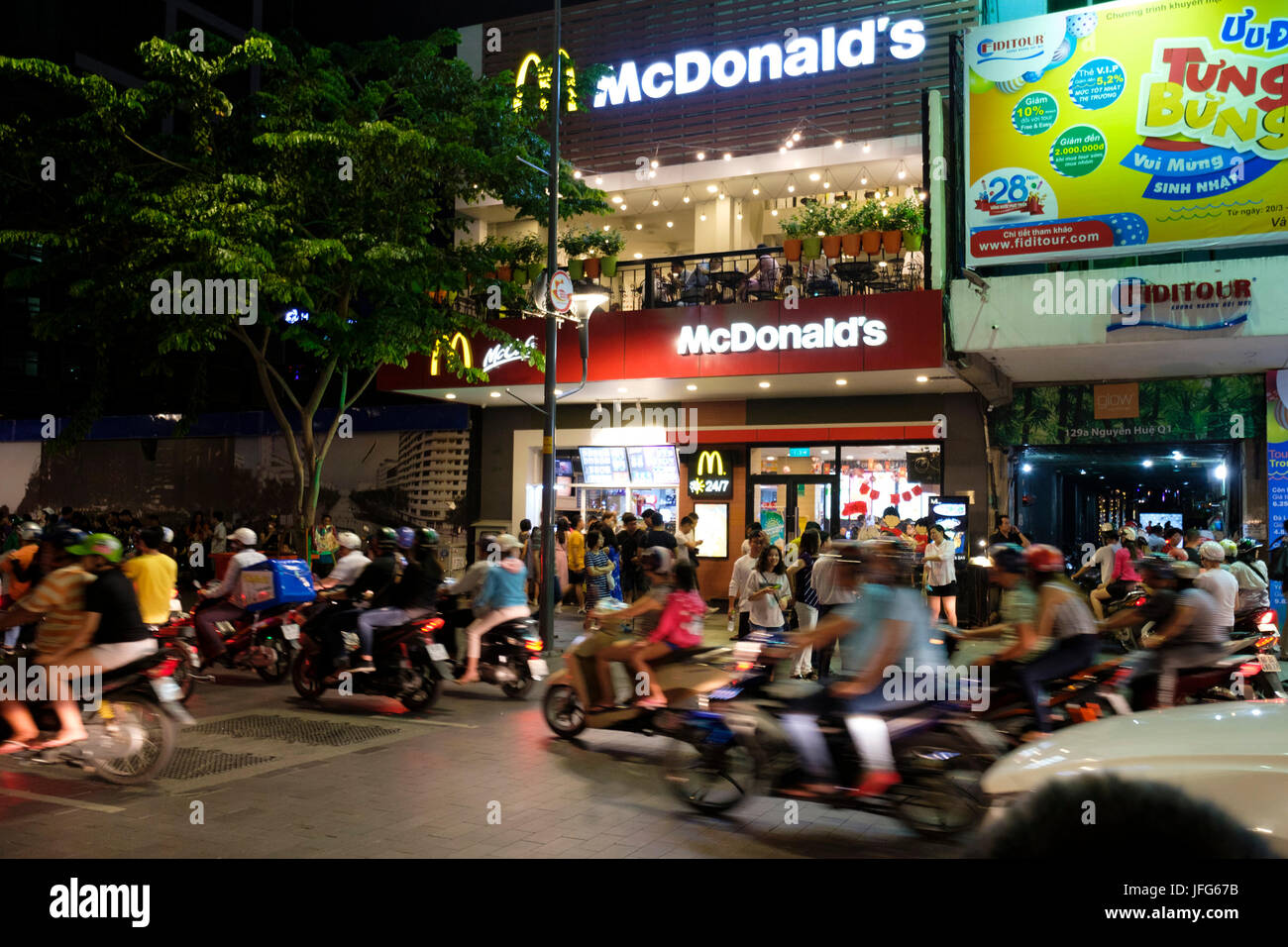 McDonald's restaurant in Ho Chi Minh city, Vietnam, Asia Stock Photo ...