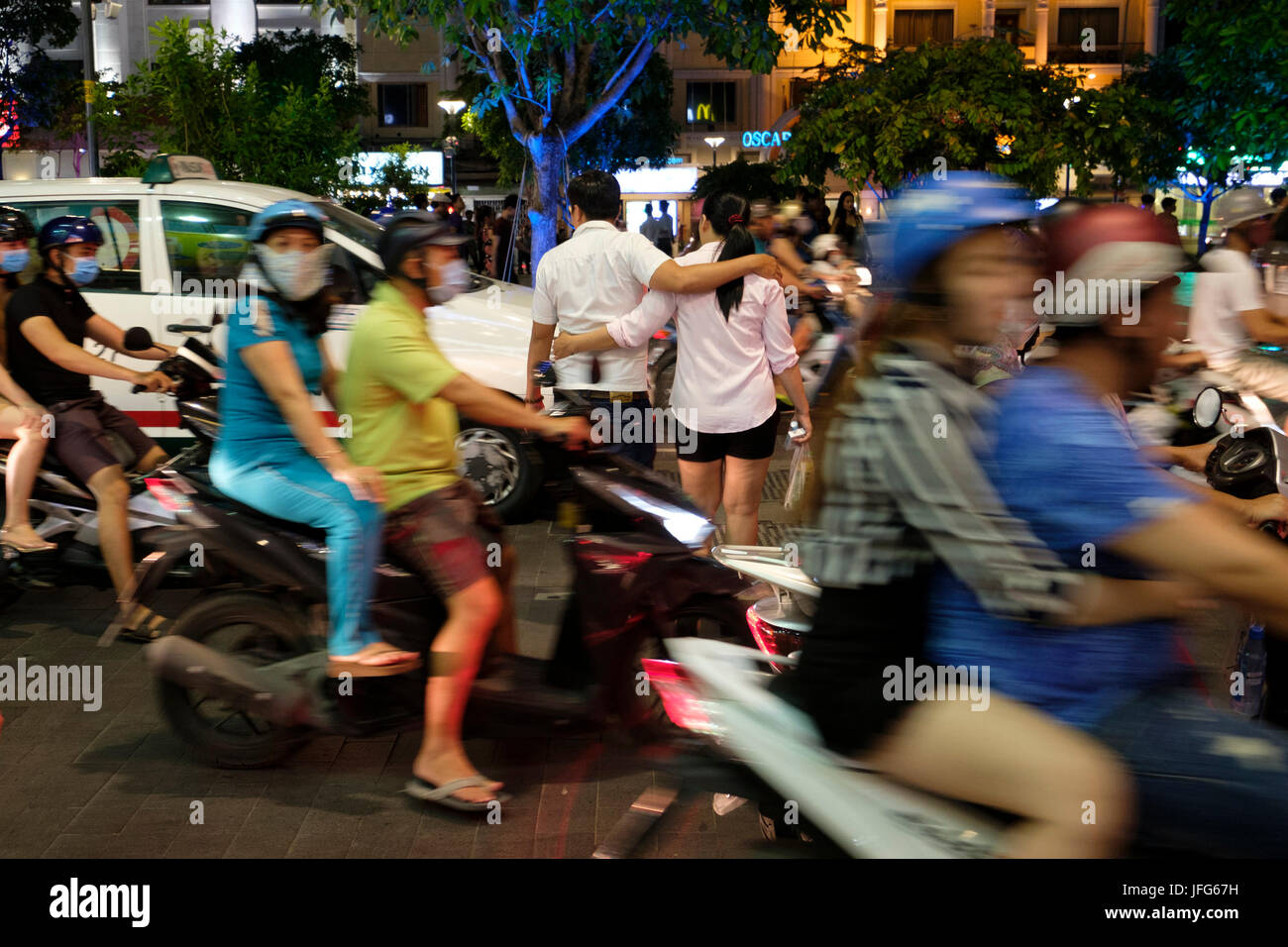 Moped vietnam pass hi-res stock photography and images - Alamy