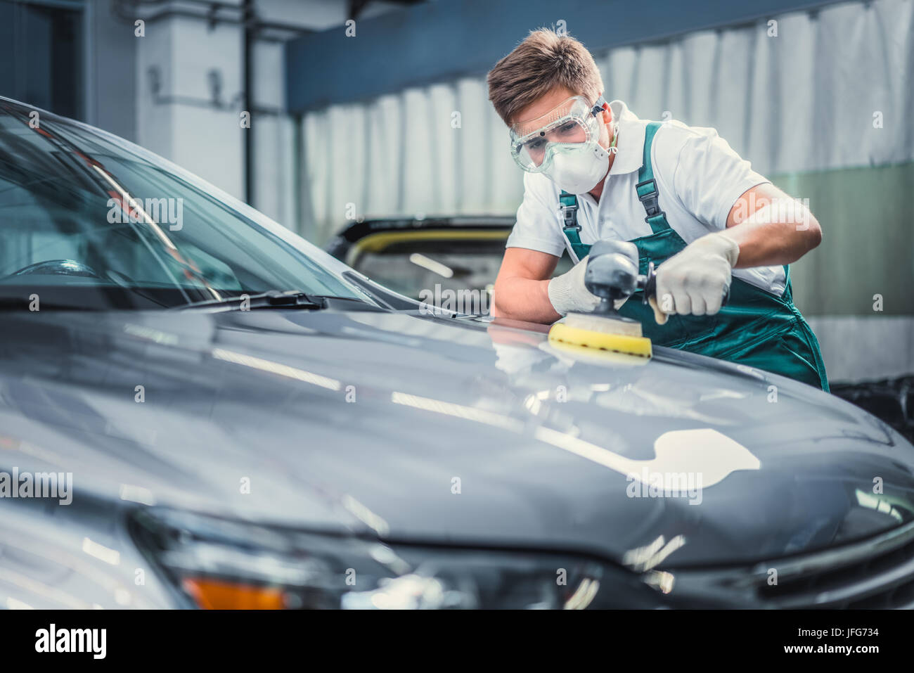 Worker in service Stock Photo - Alamy