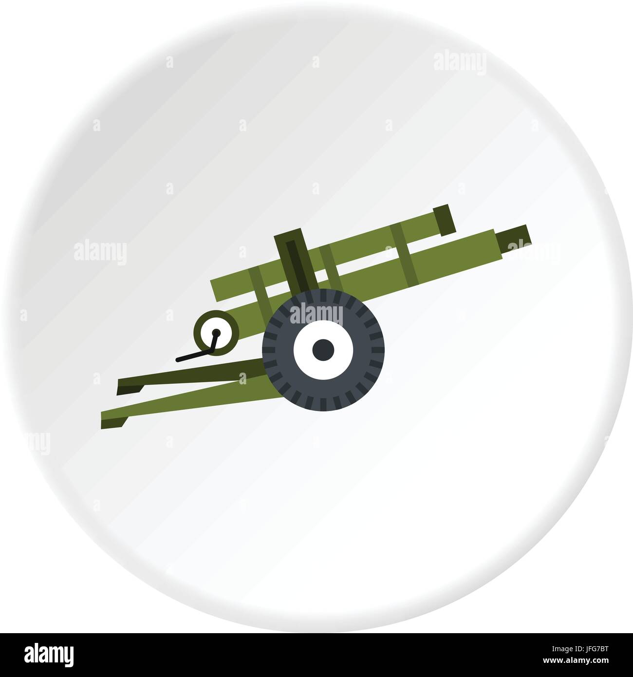 Artillery gun icon circle Stock Vector Image & Art - Alamy