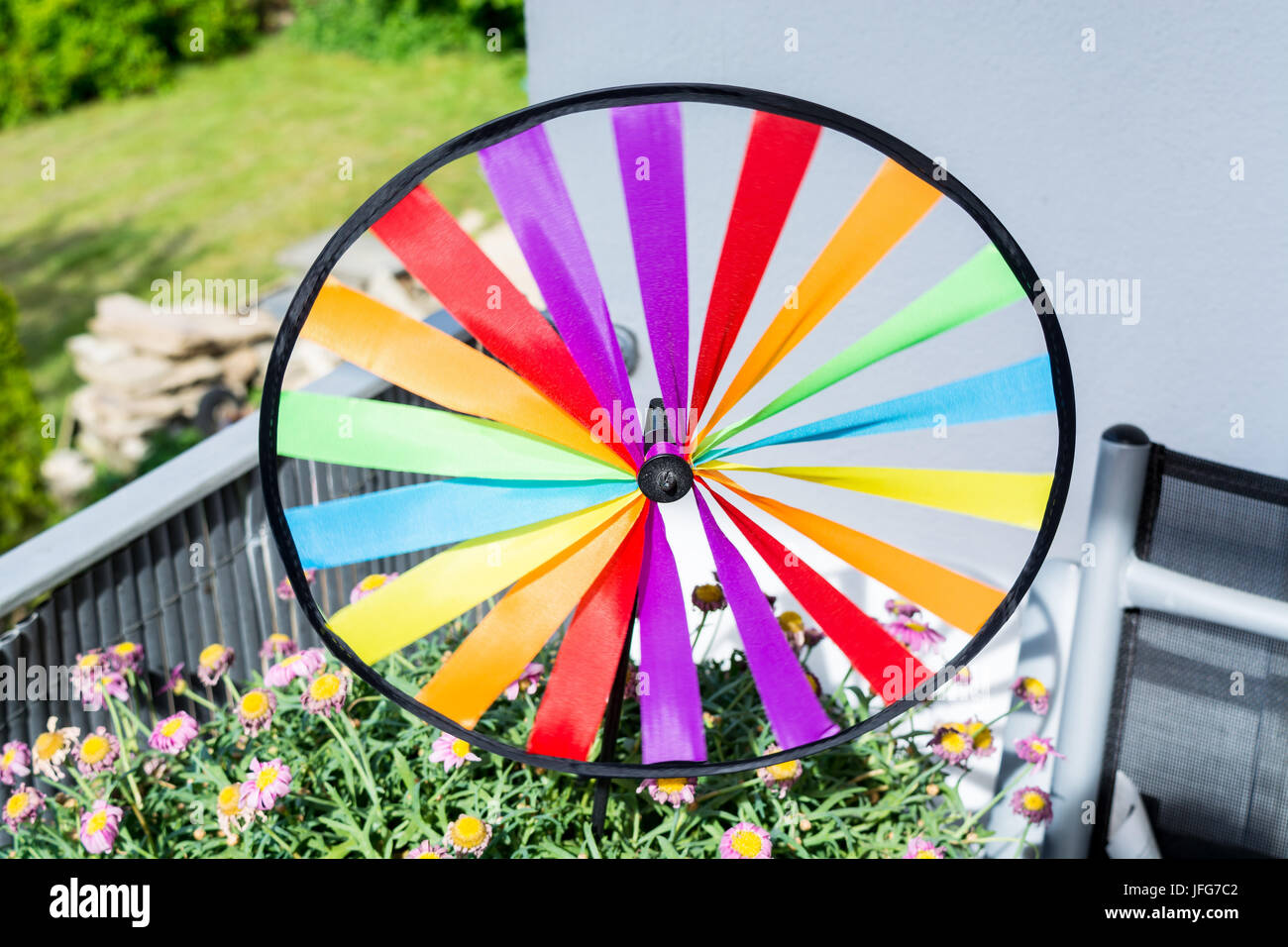 Colourful colorful pinwheel Stock Photo - Alamy
