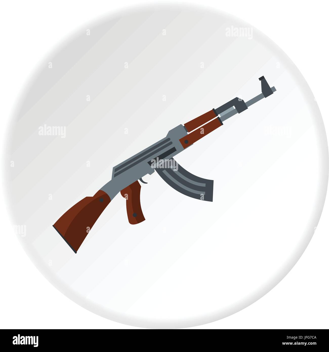 Submachine gun icon circle Stock Vector Image & Art - Alamy