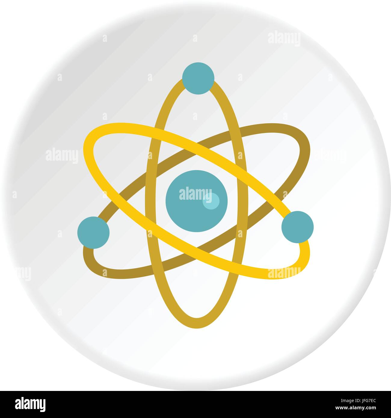 Atom icon circle Stock Vector Image & Art - Alamy