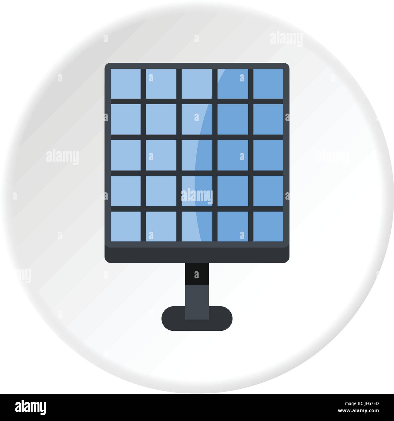 Electric solar panel icon circle Stock Vector Image & Art - Alamy