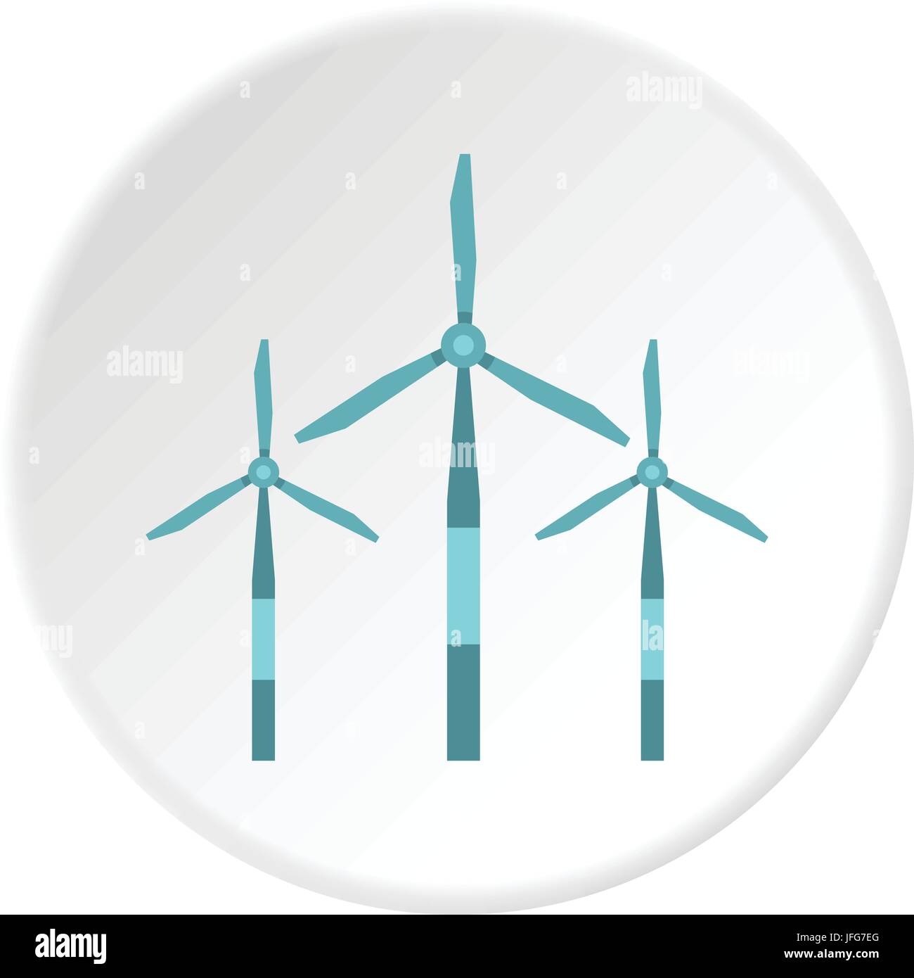 Wind turbine icon circle Stock Vector Image & Art - Alamy