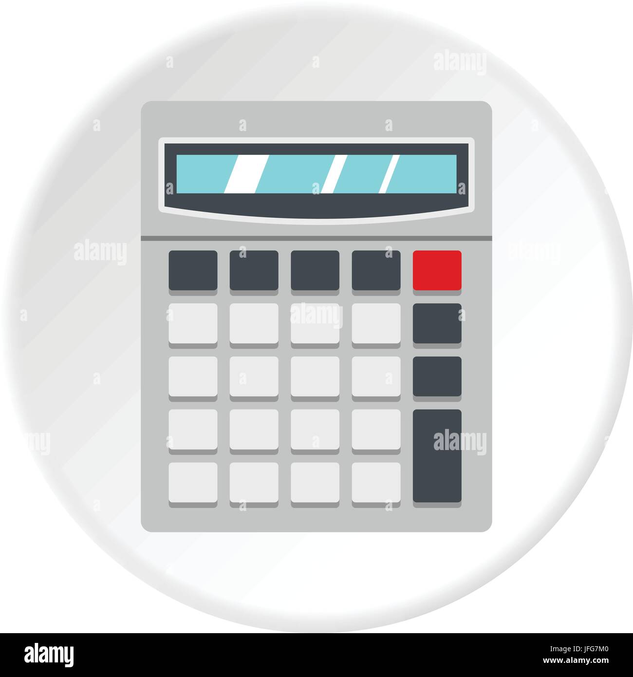 Calculator icon circle Stock Vector Image & Art - Alamy