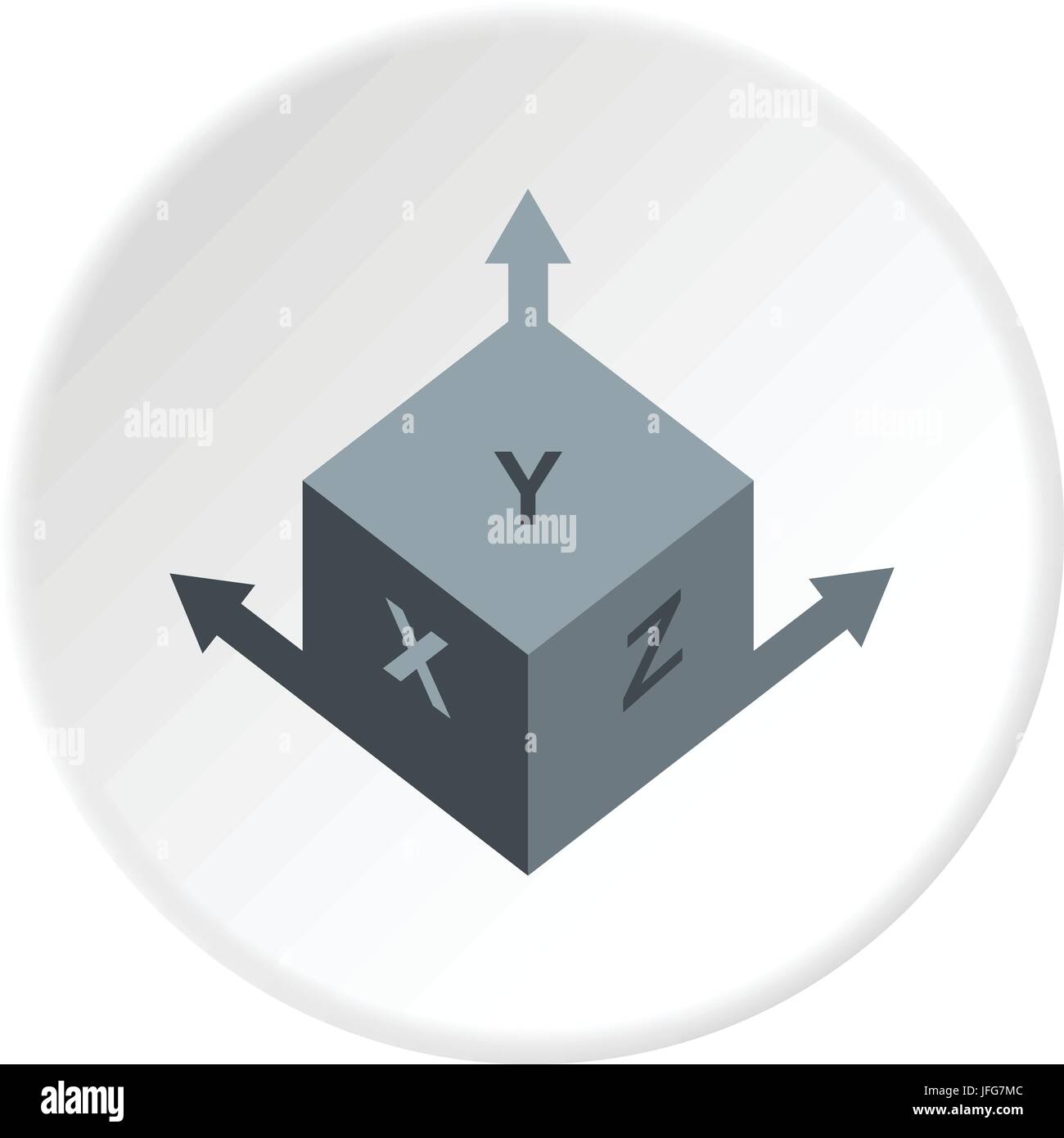 Area or size dimension icon circle Stock Vector Image & Art - Alamy