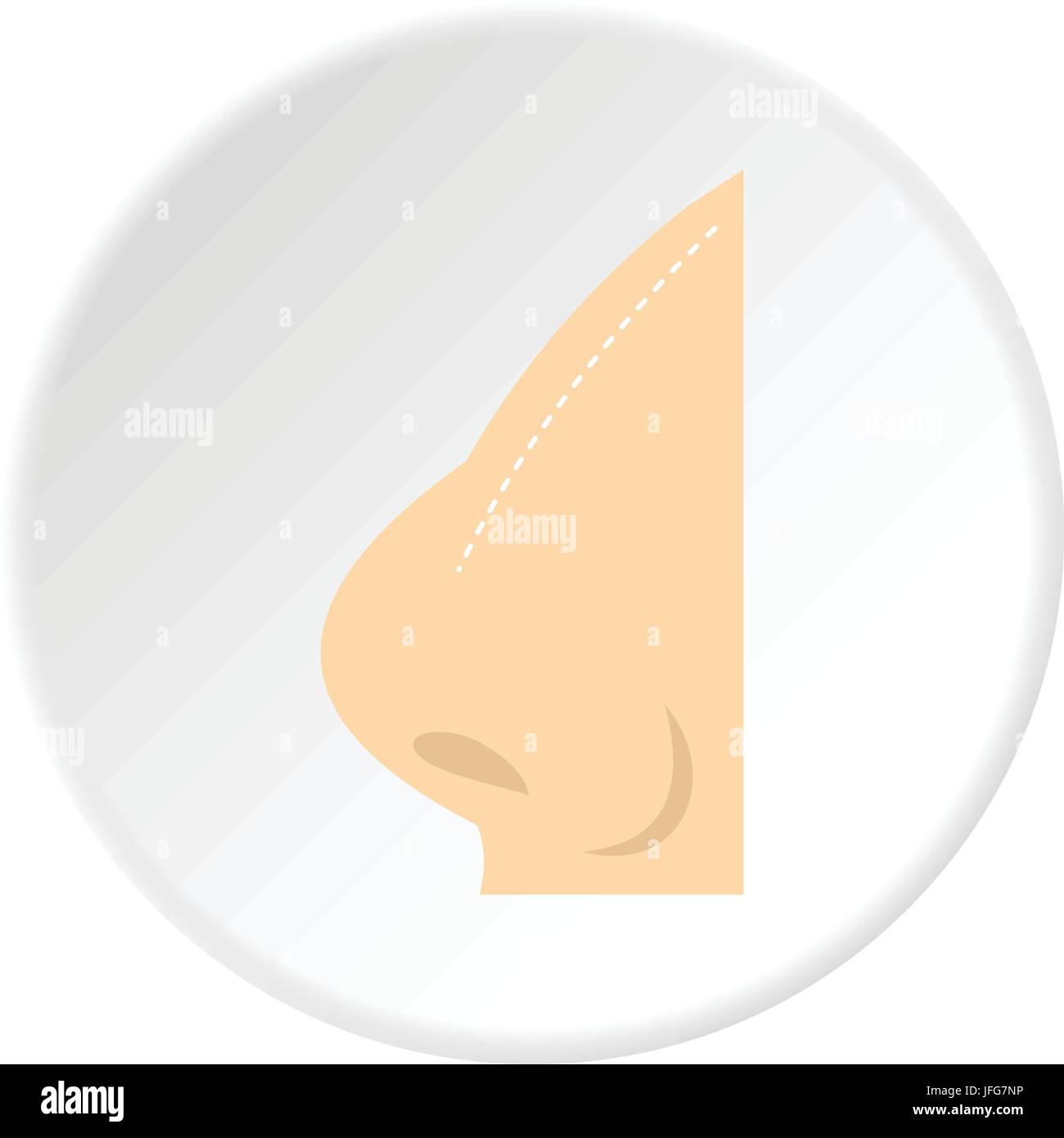 Nose reconstruction Stock Vector Images - Alamy