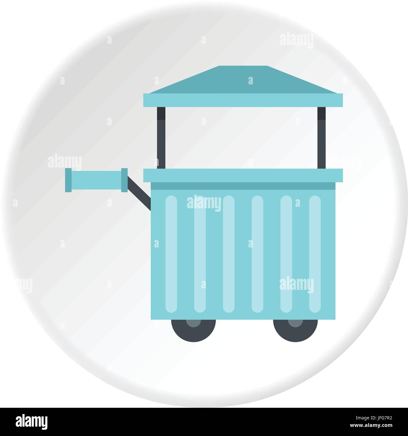 Kiosk circle Stock Vector Images - Alamy