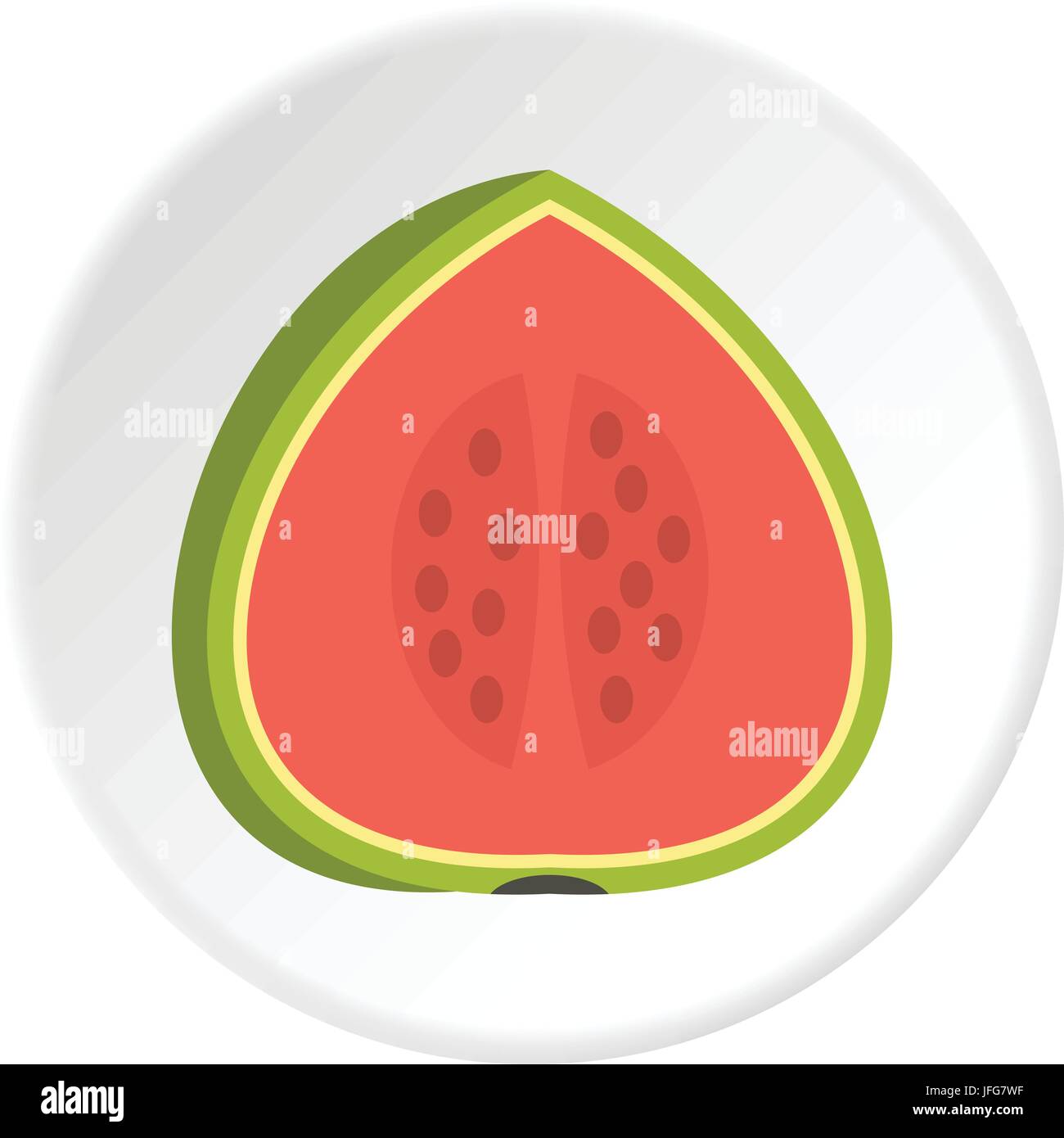 Watermelon icon circle Stock Vector Image & Art - Alamy
