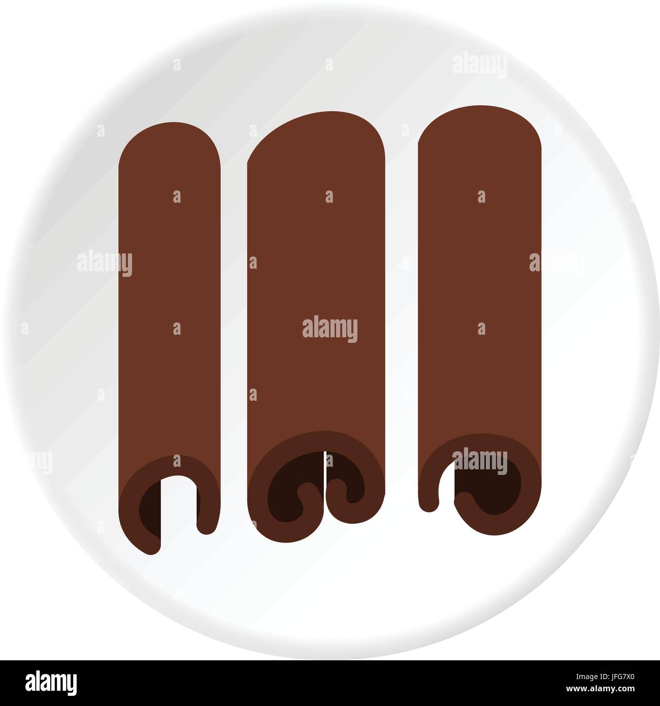 Cinnamon icon circle Stock Vector Image & Art - Alamy