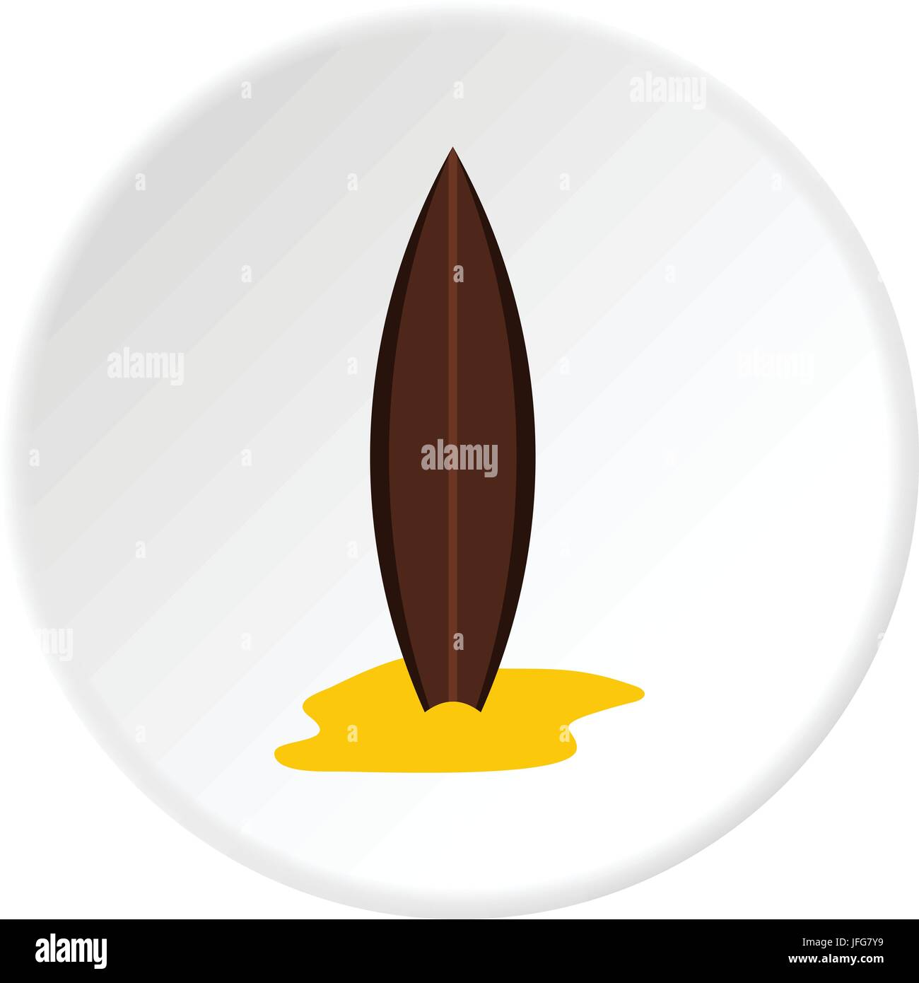 Surf board icon circle Stock Vector Image & Art - Alamy