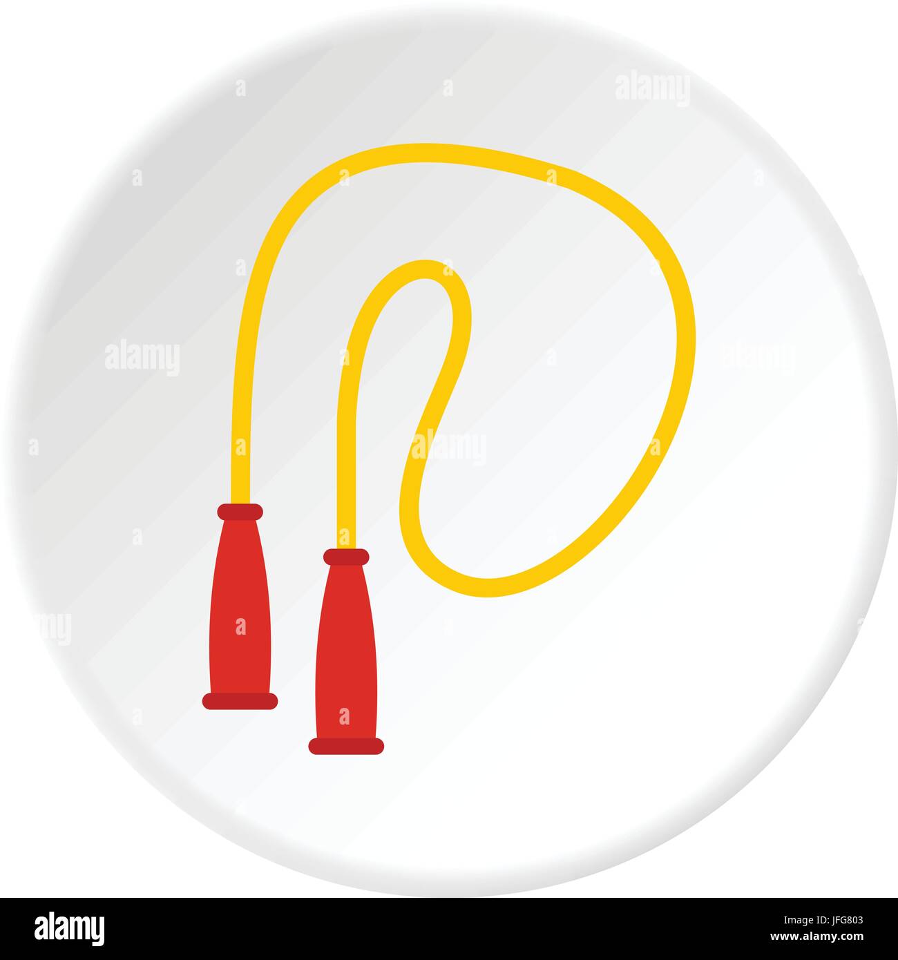 Skipping rope icon circle Stock Vector Image & Art - Alamy