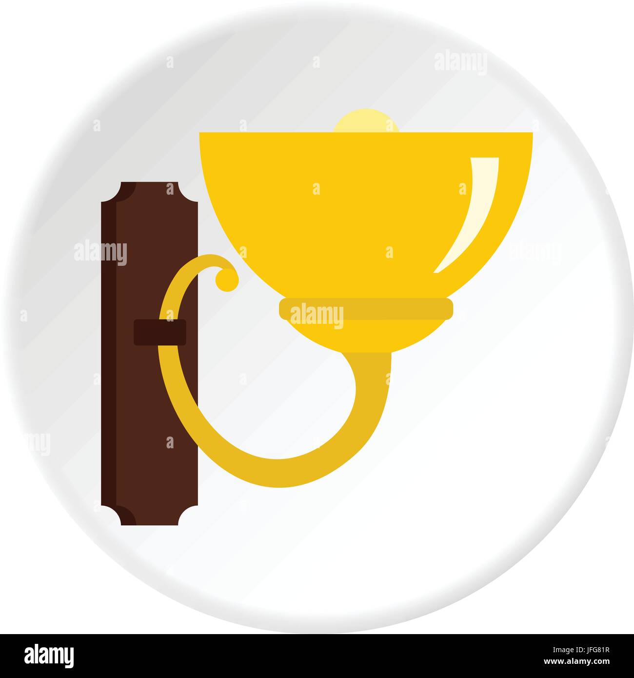 Wall lamp icon circle Stock Vector Image & Art - Alamy
