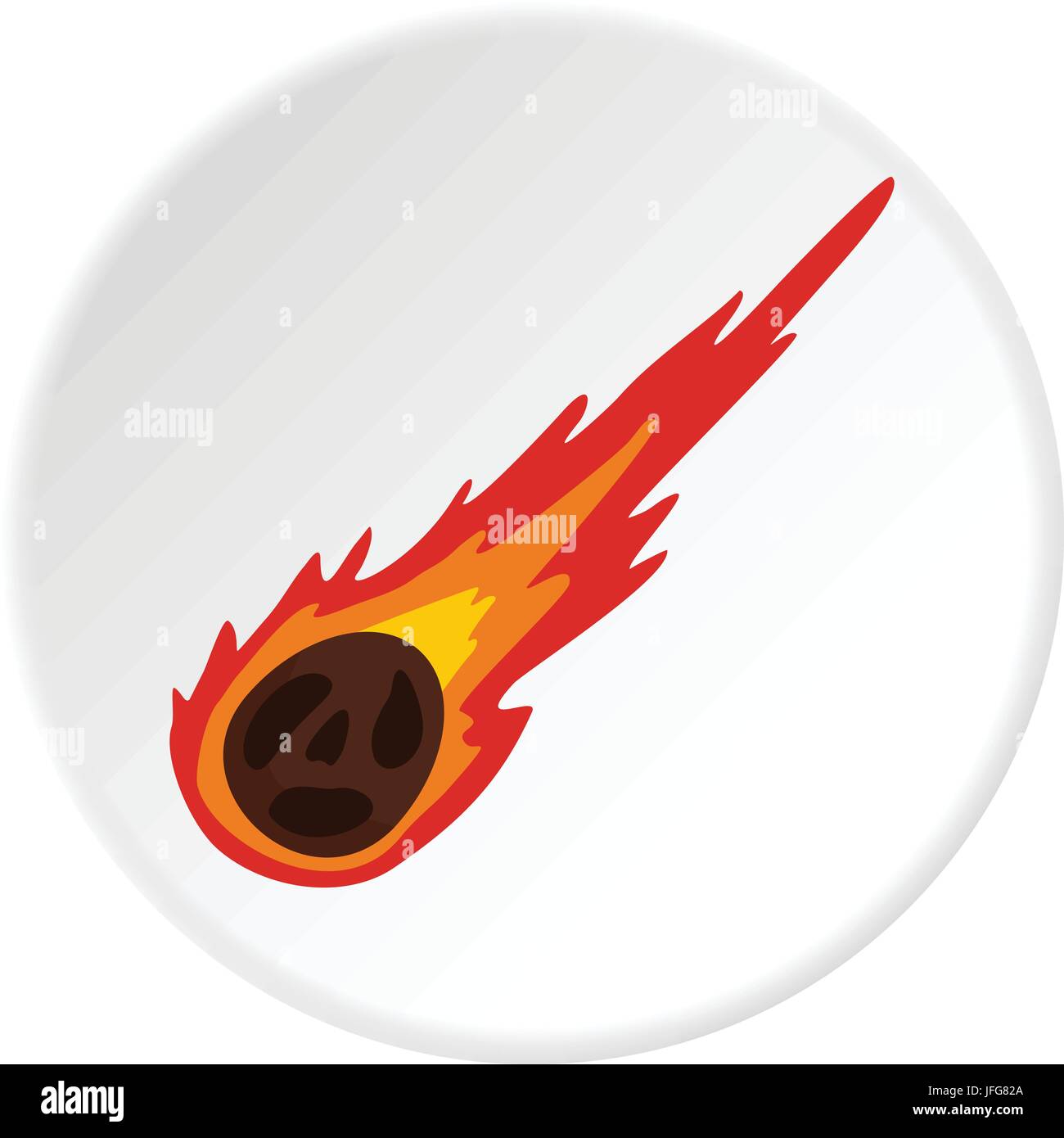 Meteorite icon circle Stock Vector Image & Art - Alamy