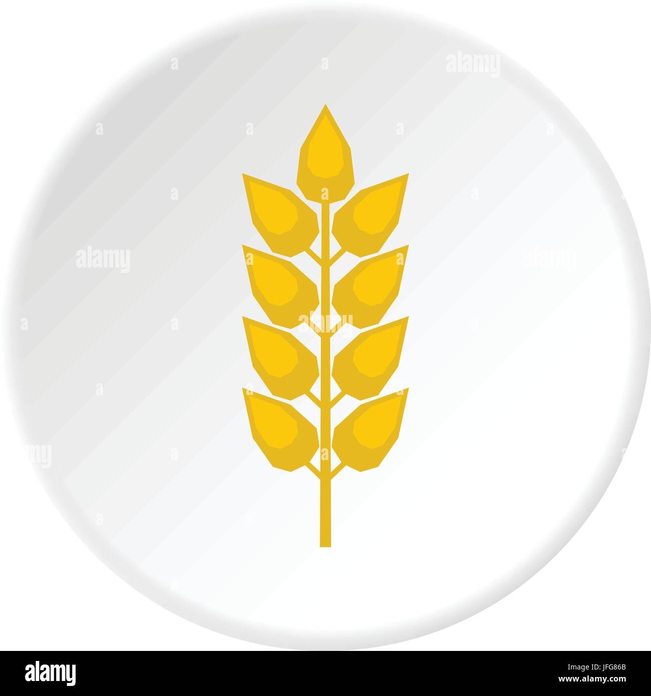 Long spica icon circle Stock Vector Image & Art - Alamy