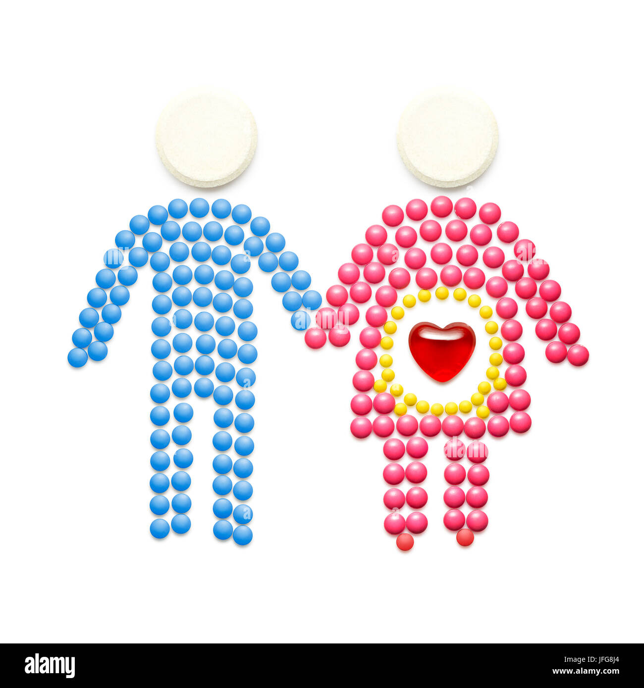 Healthcare family symbol hi-res stock photography and images - Alamy