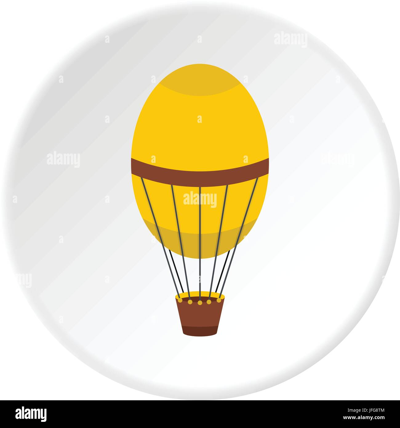 Gray blimp aircraft flying icon circle Stock Vector Image & Art - Alamy