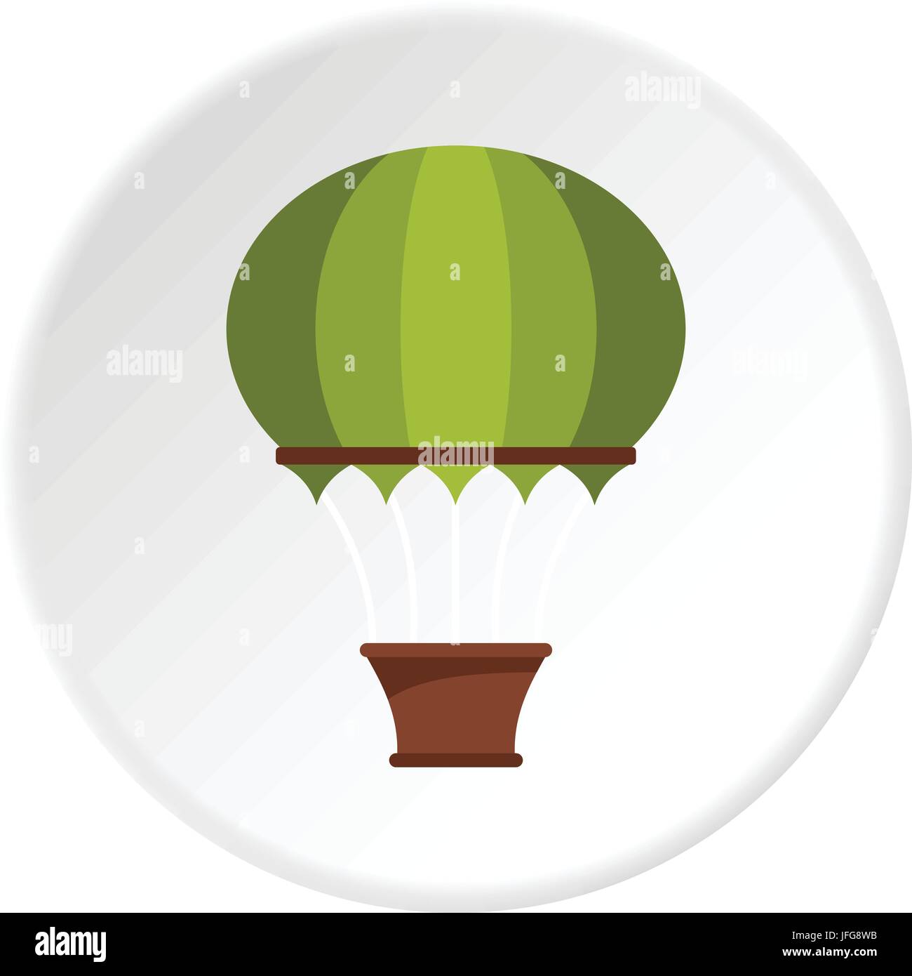 Red aerostat balloon icon circle Stock Vector Image & Art - Alamy