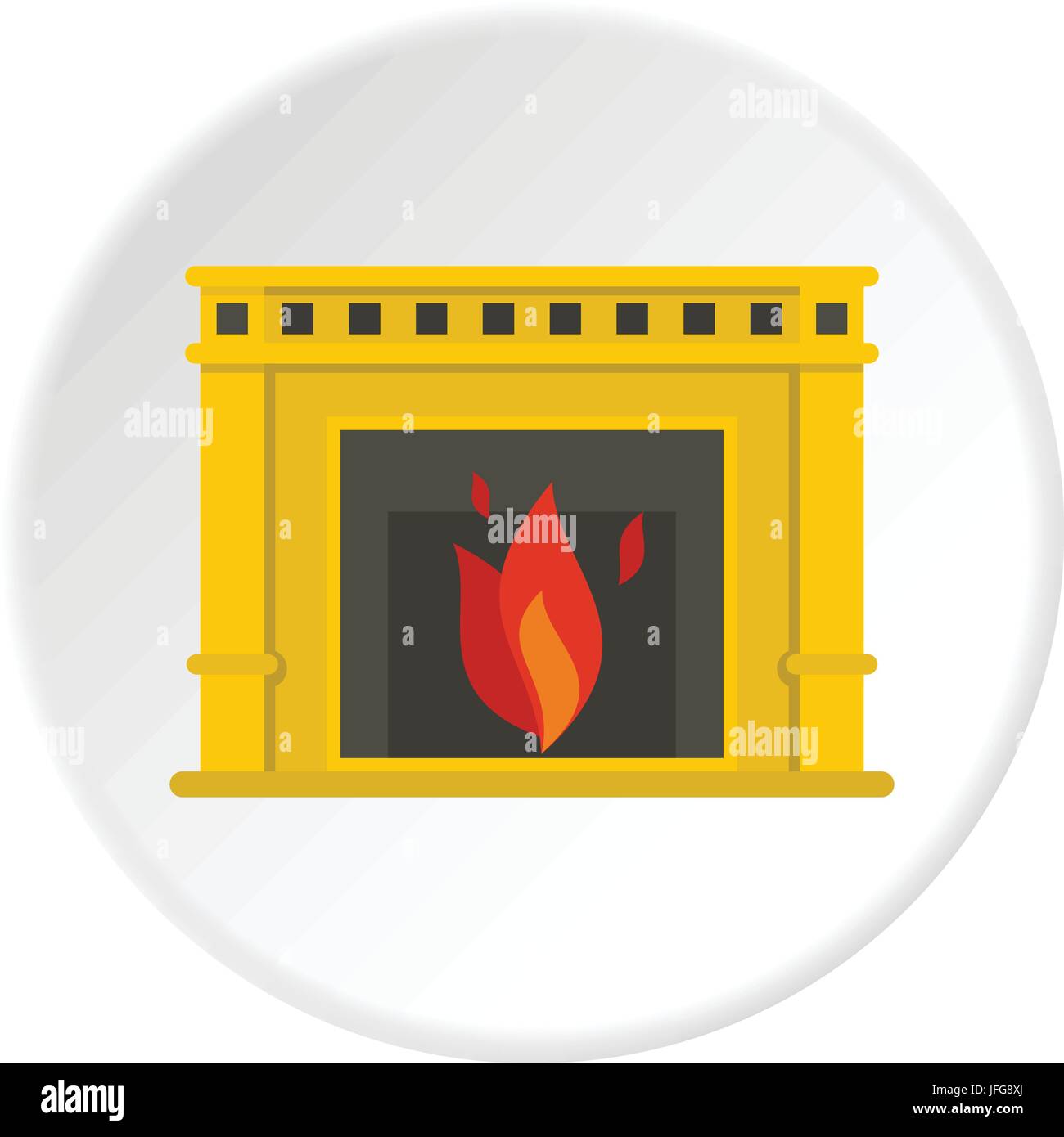 AA Alkaline battery icon circle Stock Vector Image & Art - Alamy