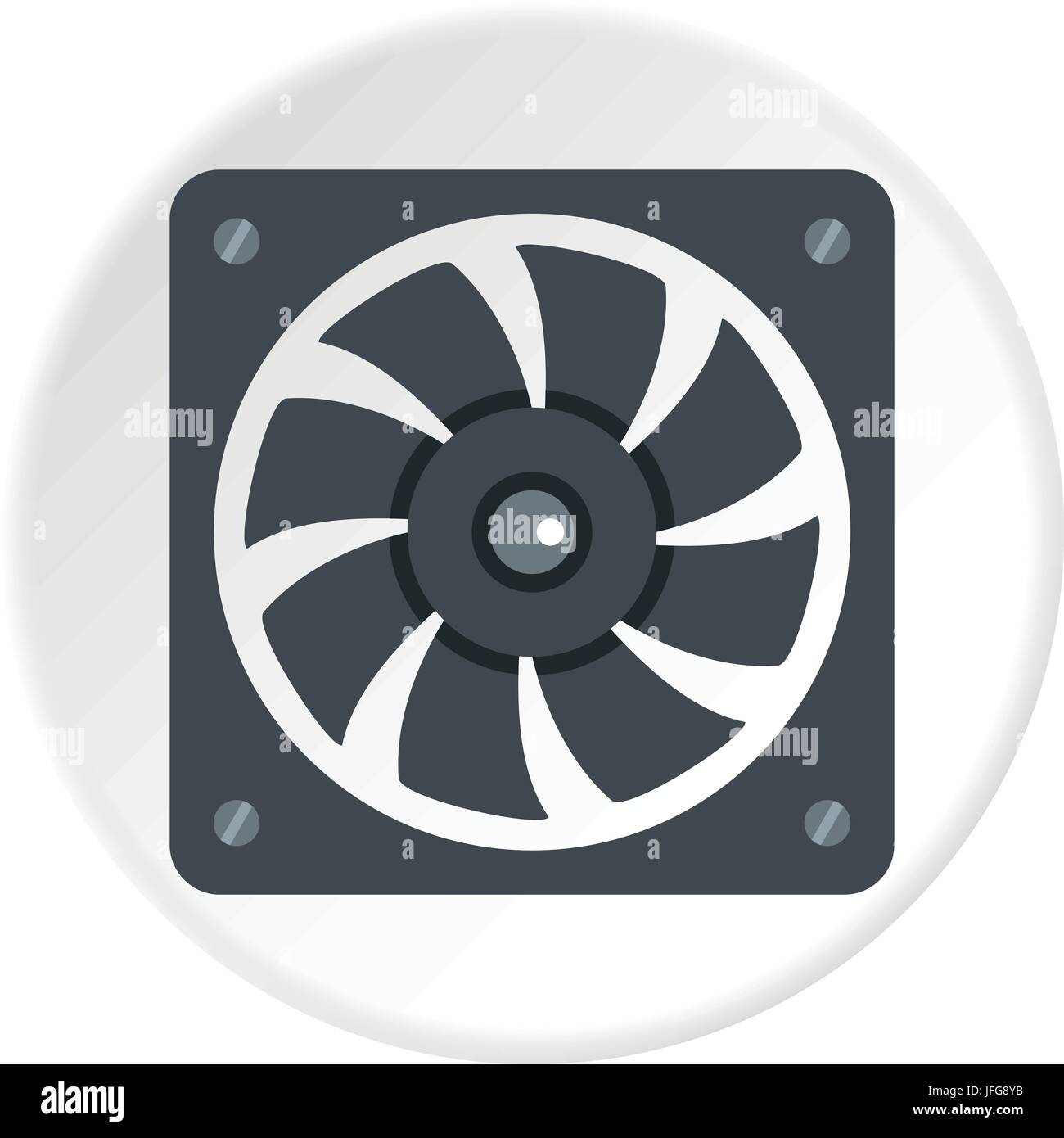 Air conditioner compressor unit icon circle Stock Vector Image & Art ...