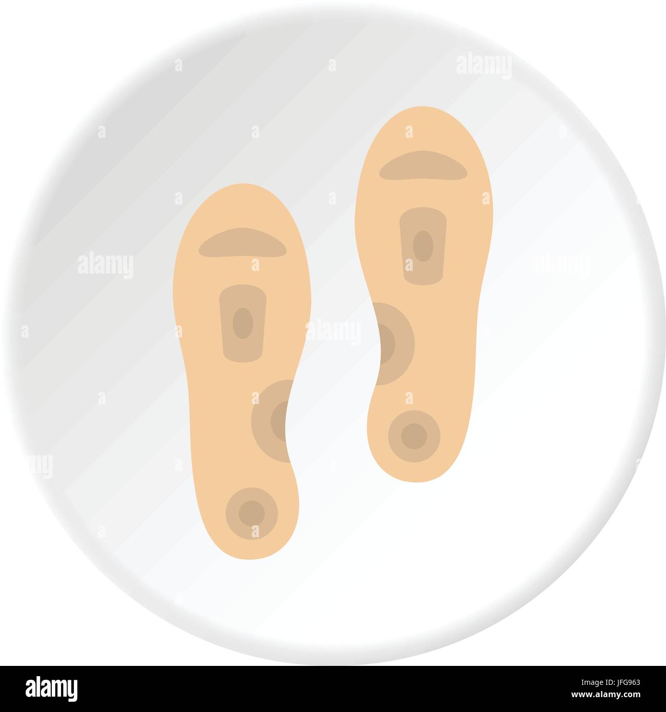 Orthopedic insoles icon circle Stock Vector Image & Art - Alamy