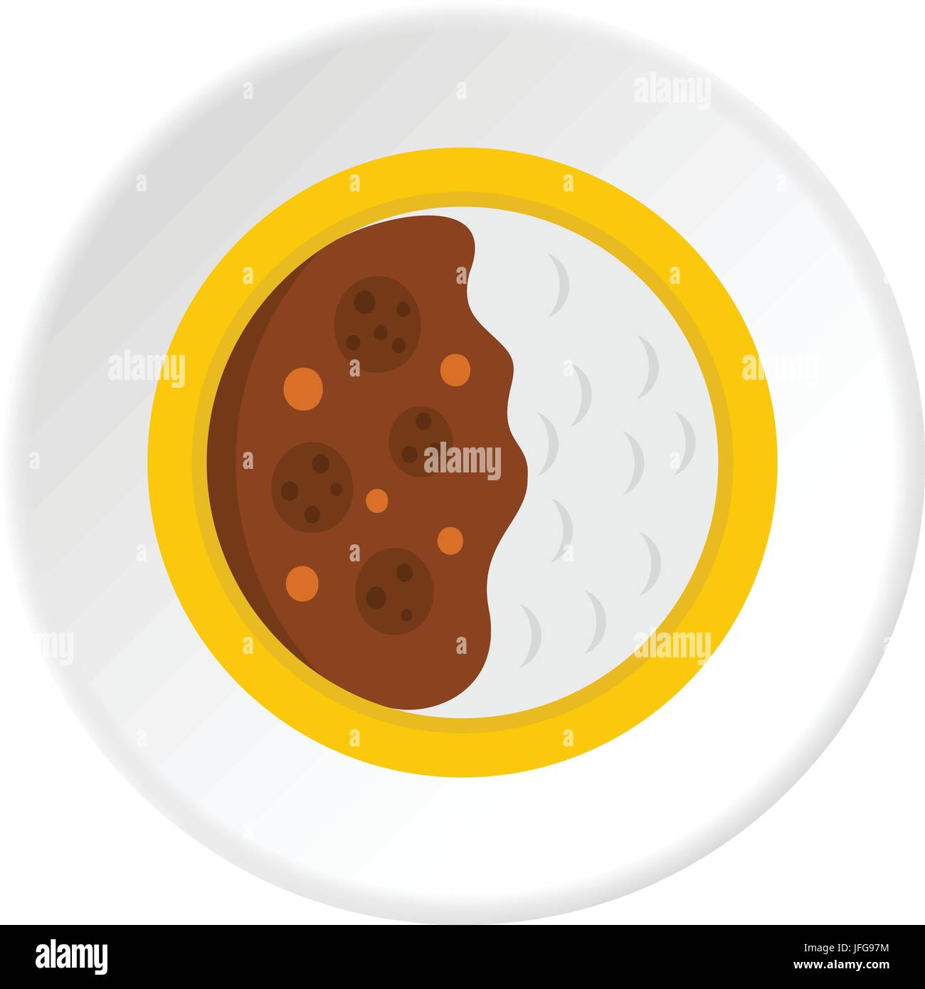 Asian soup icon circle Stock Vector Image & Art - Alamy